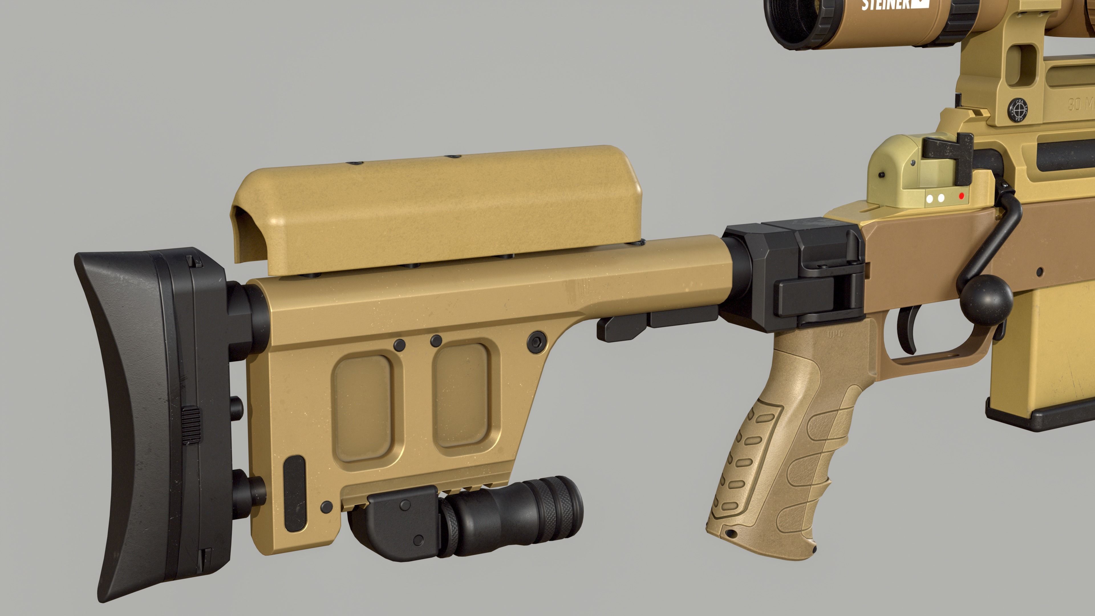 3D model Haenel RS9 - G29 - Replice - LOW POLY VR / AR / low-poly ...