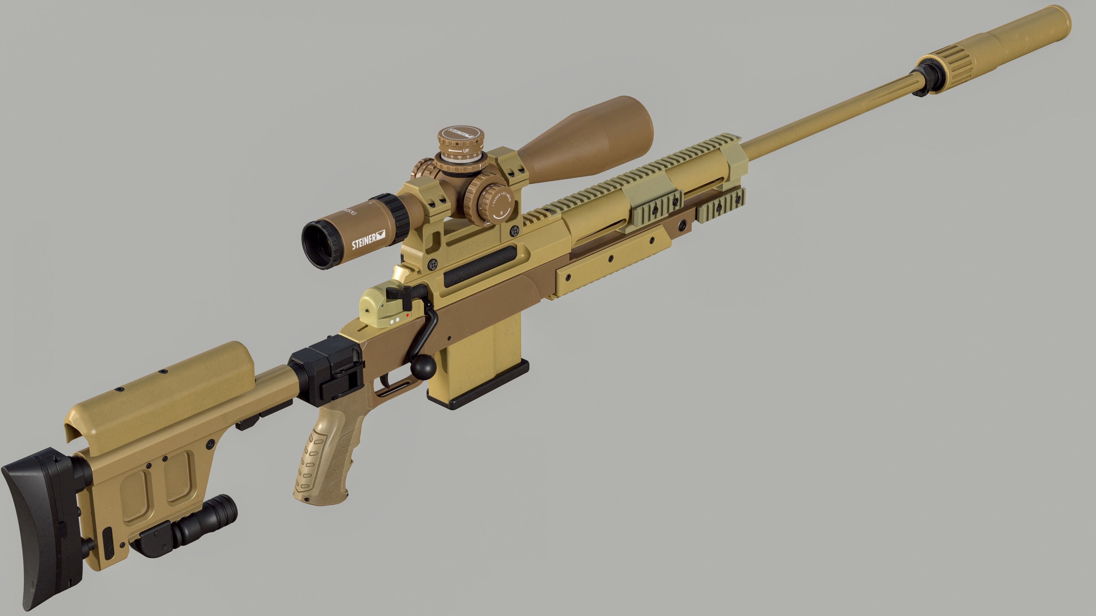 3D model Haenel RS9 - G29 - Replice - LOW POLY VR / AR / low-poly ...