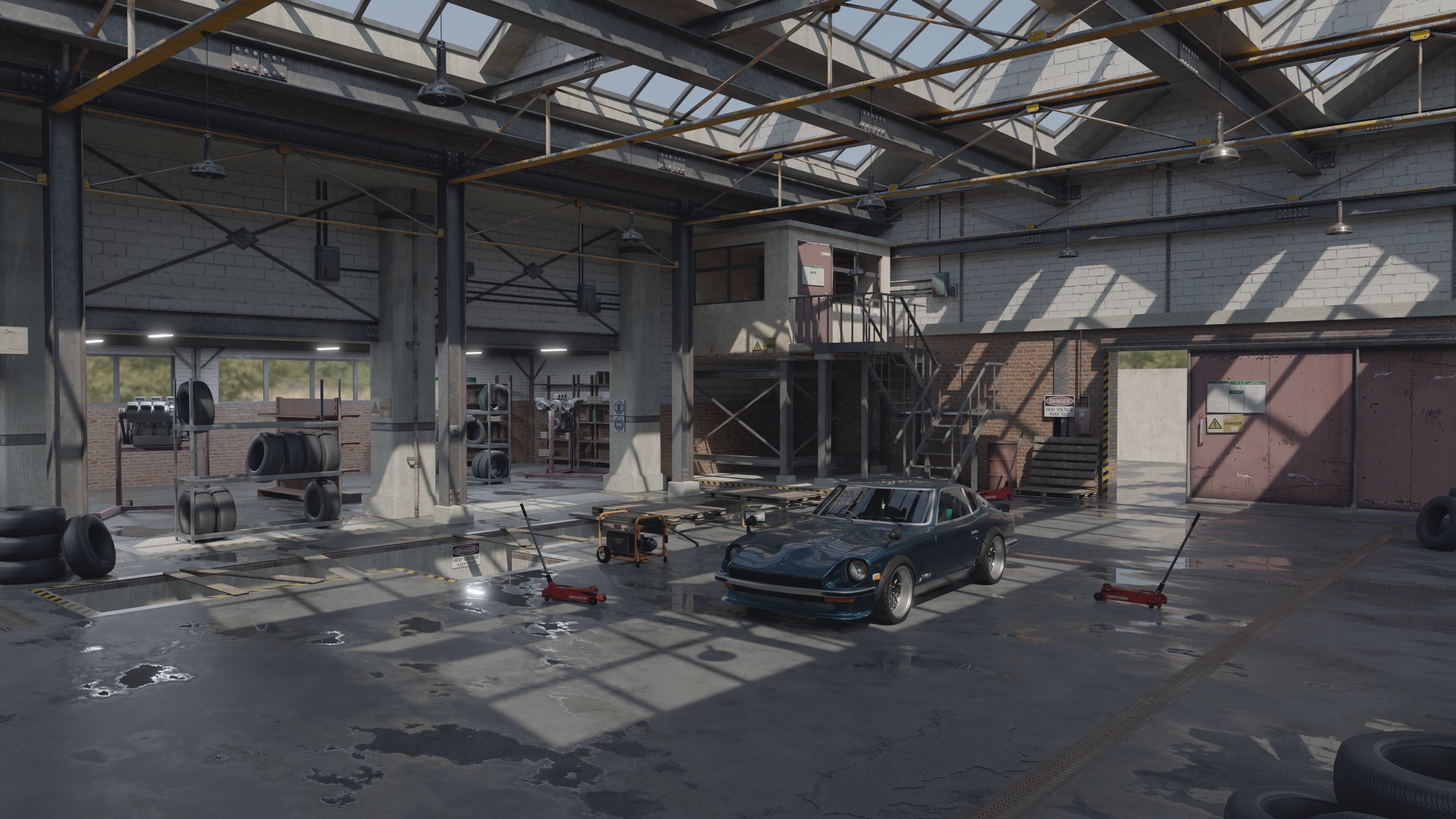 3D model High Detail Garage VR / AR / low-poly | CGTrader