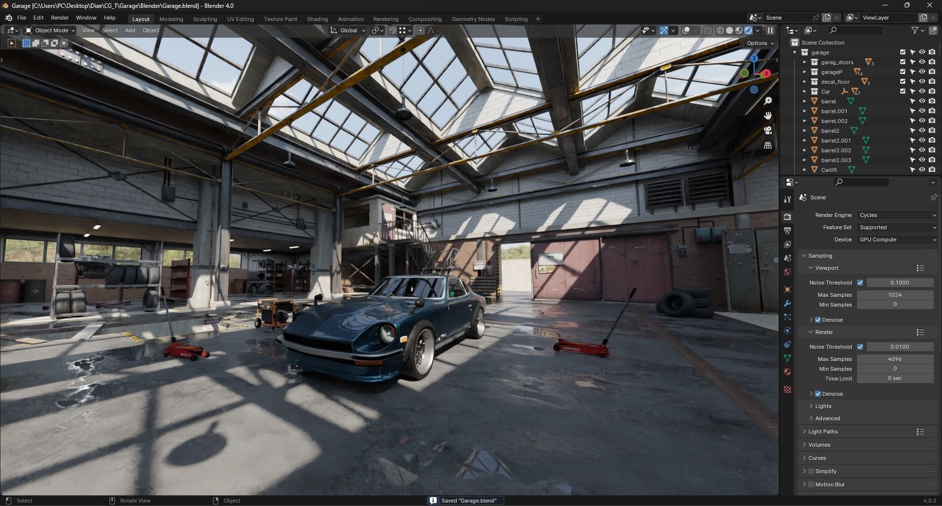 3D model High Detail Garage VR / AR / low-poly | CGTrader