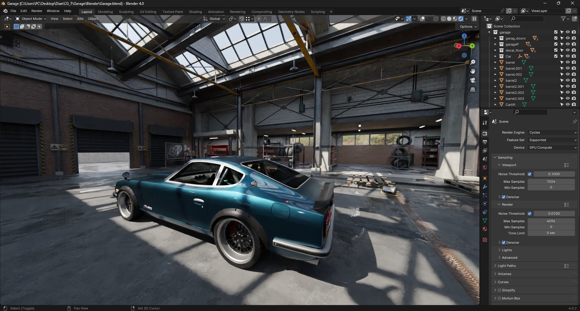 3D model High Detail Garage VR / AR / low-poly | CGTrader