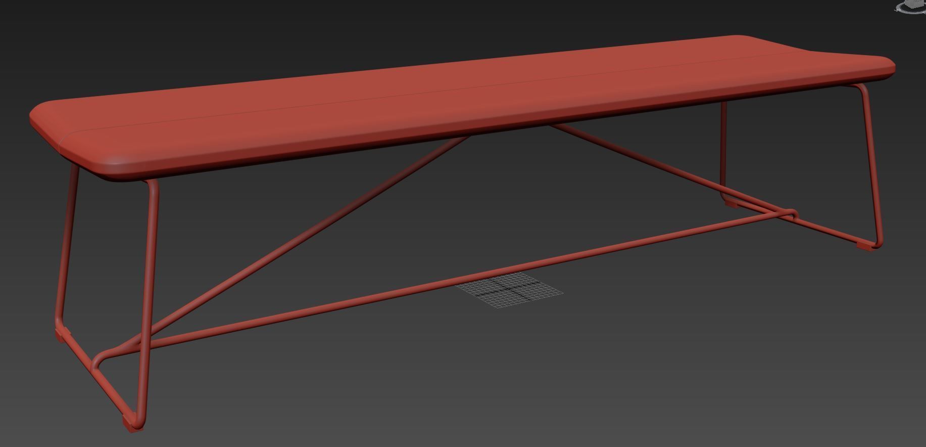 Aero Bench by Gus 3D model | CGTrader