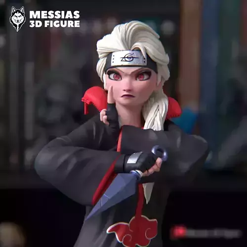 Elsa Akatsuki 3D model 3D printable | CGTrader