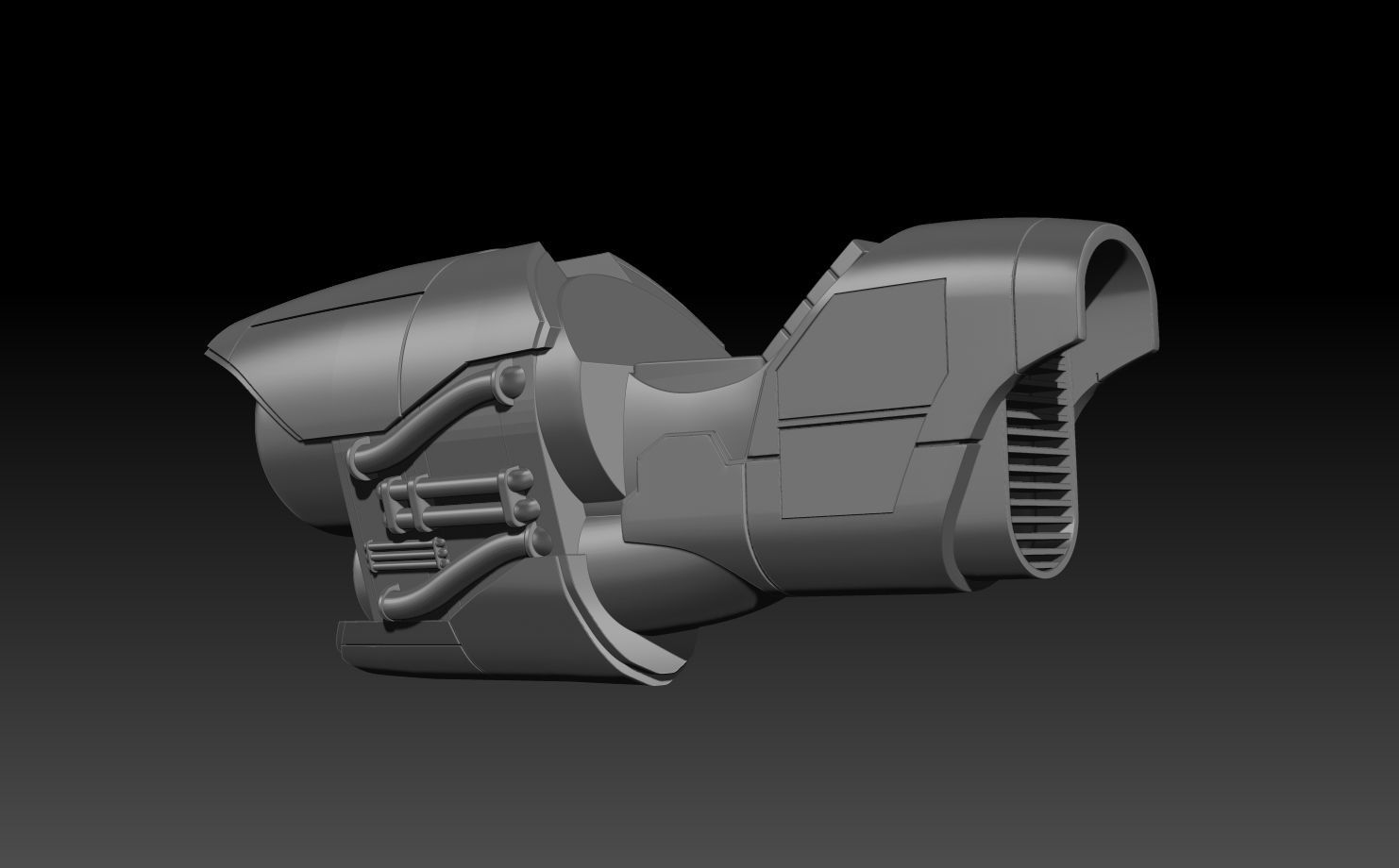 Coruscant Speeder Bike 3D model 3D printable | CGTrader