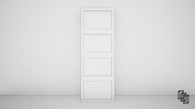 Simple Door free VR / AR / low-poly 3D model | CGTrader