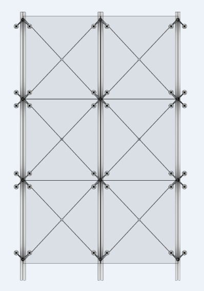 Glass Structure -Spider System 3D model | CGTrader