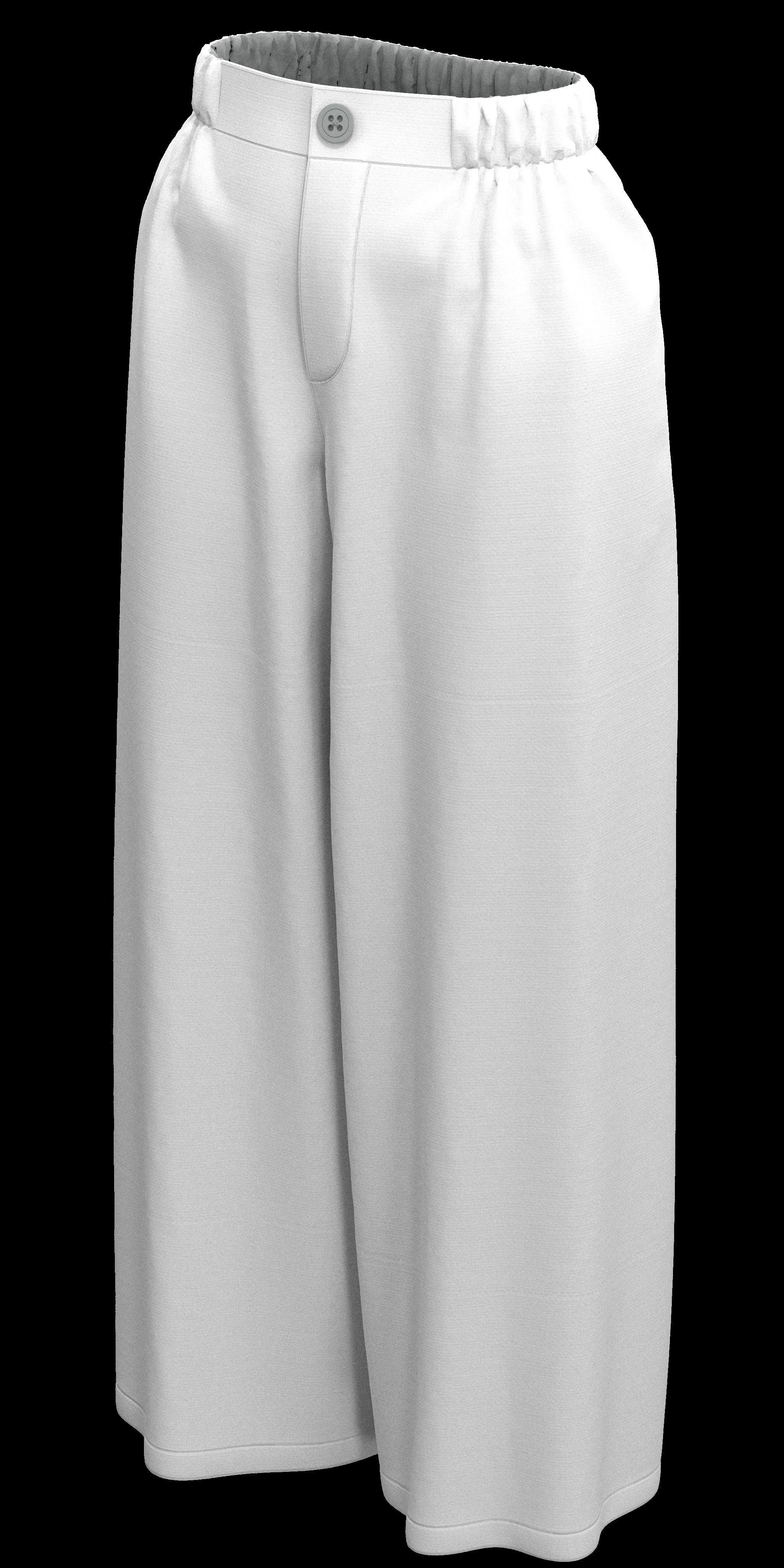 17 BASIC WOMENS PANTS Marvelous Designer CLO3D 3D model | CGTrader