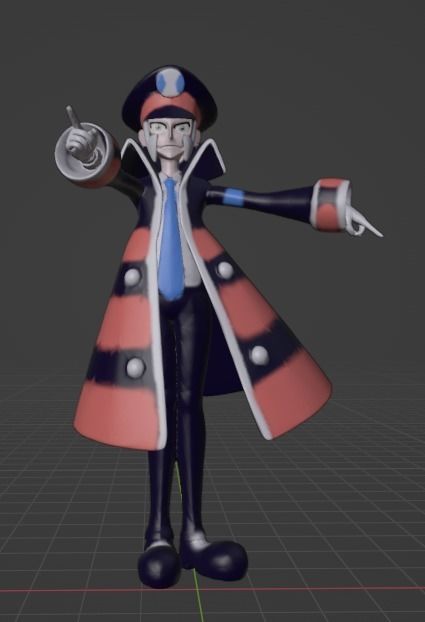 Ingo pokemon trainer 3D model 3D printable | CGTrader