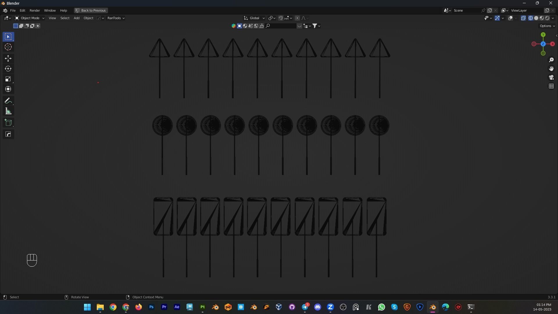 Pack 001 Traffic Signs Board Banners 3D model | CGTrader