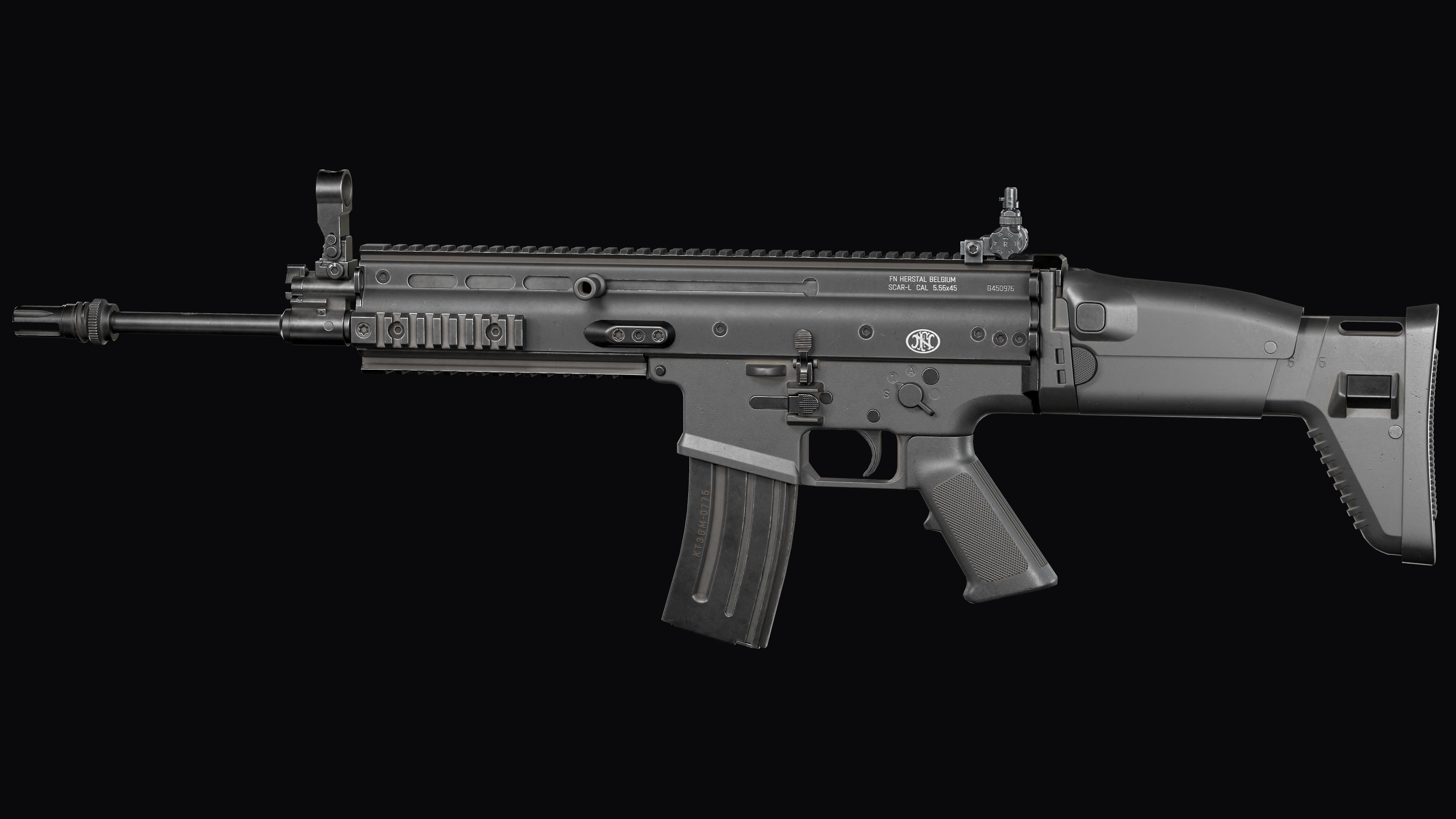 3D Model Collection Modular Modern Assault Rifles Gun Weapon Pack VR ...