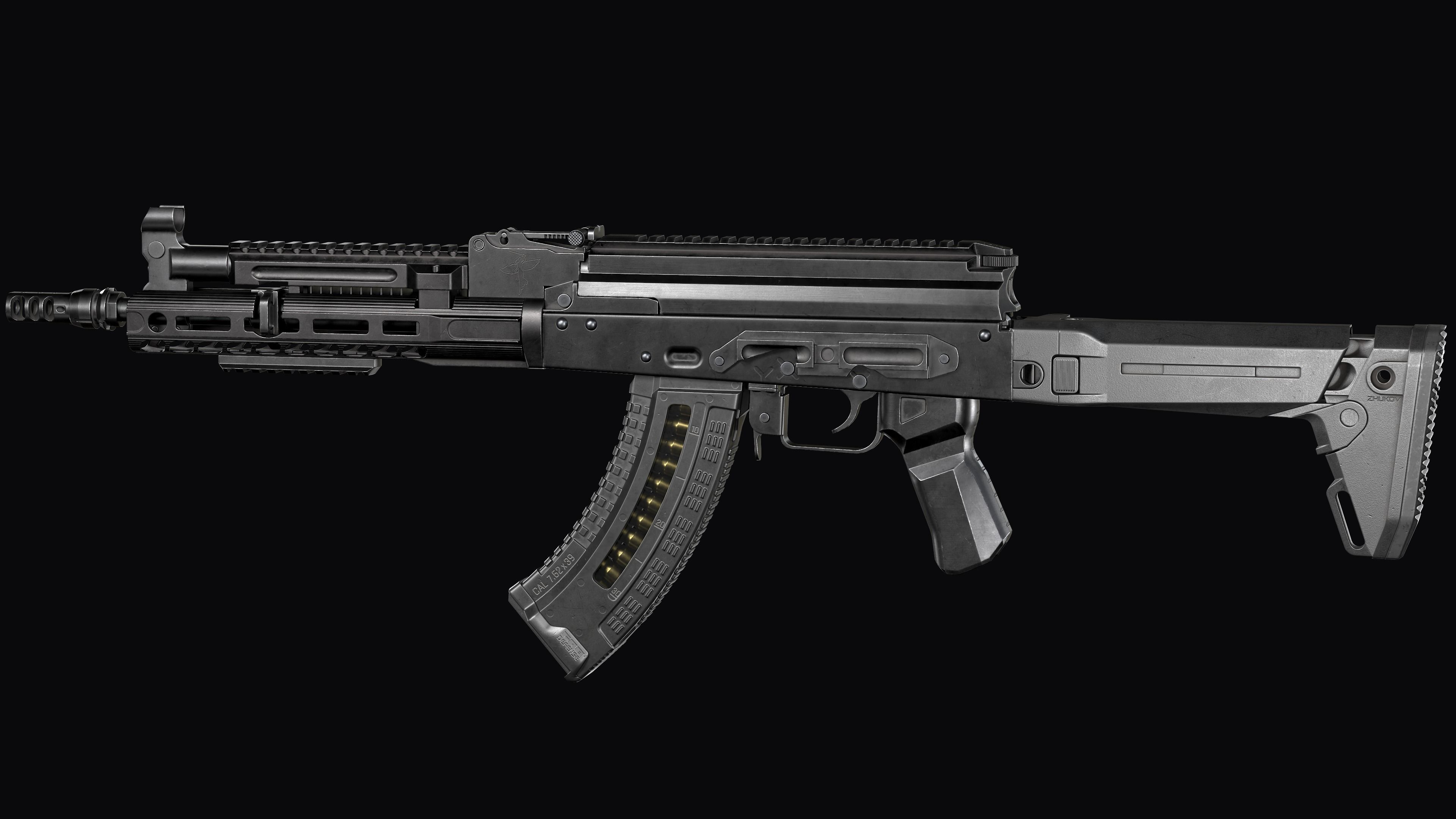 3D Model Collection Modular Modern Assault Rifles Gun Weapon Pack VR ...