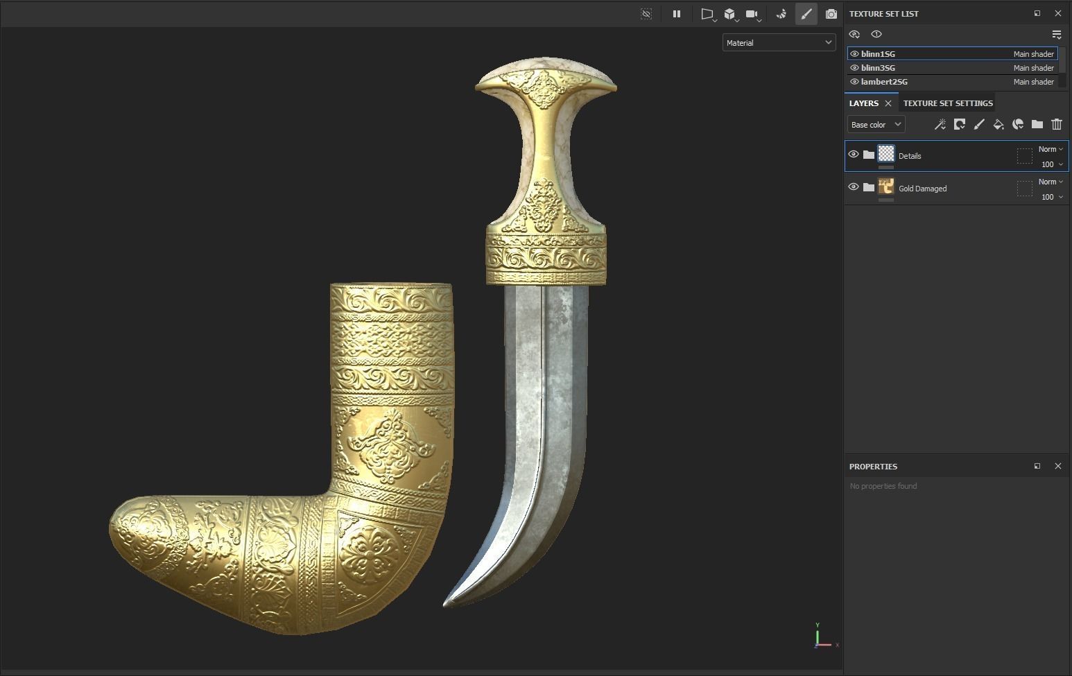 Omani Dagger 3D model | CGTrader