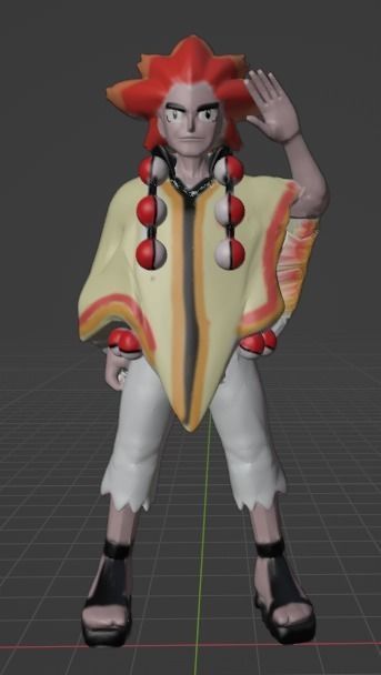 Alder pokemon master 3D model 3D printable | CGTrader