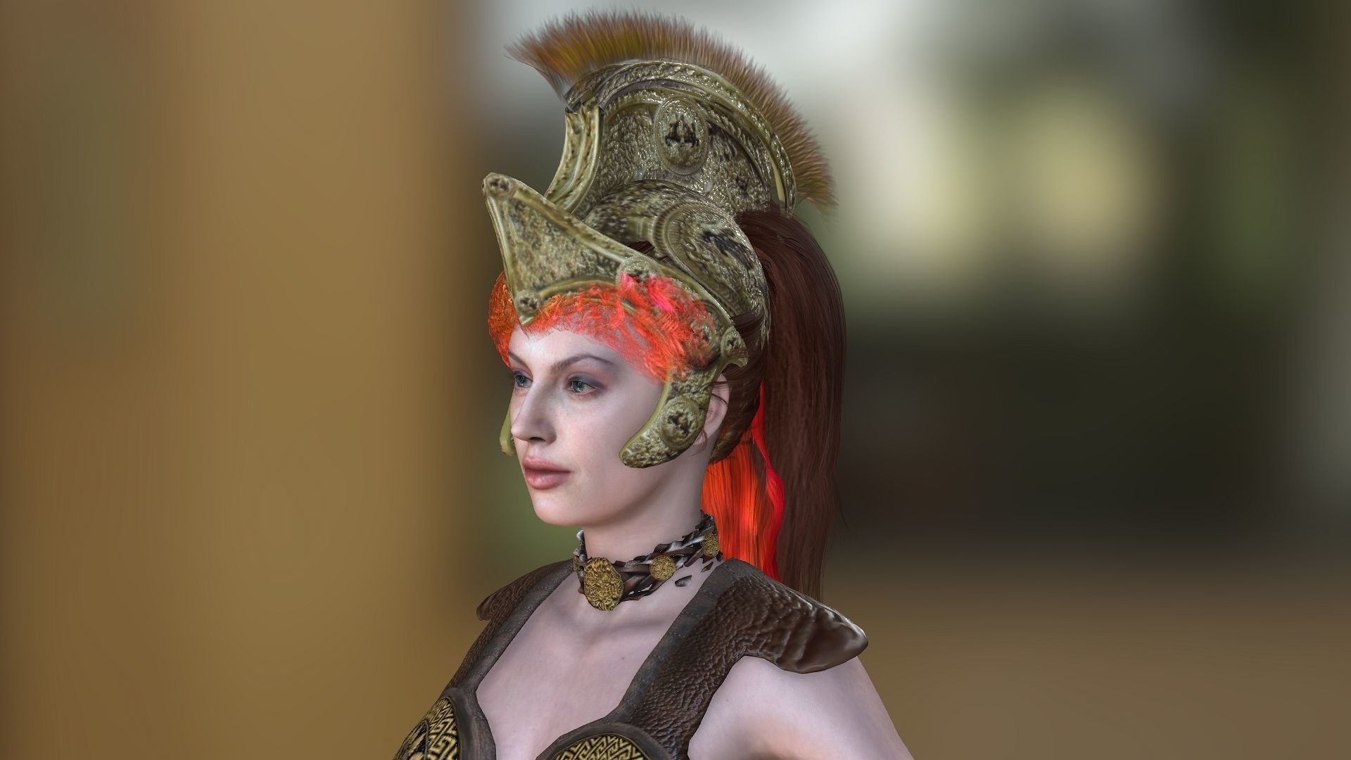 3D model Angelina Jolie as Athena VR / AR / low-poly | CGTrader