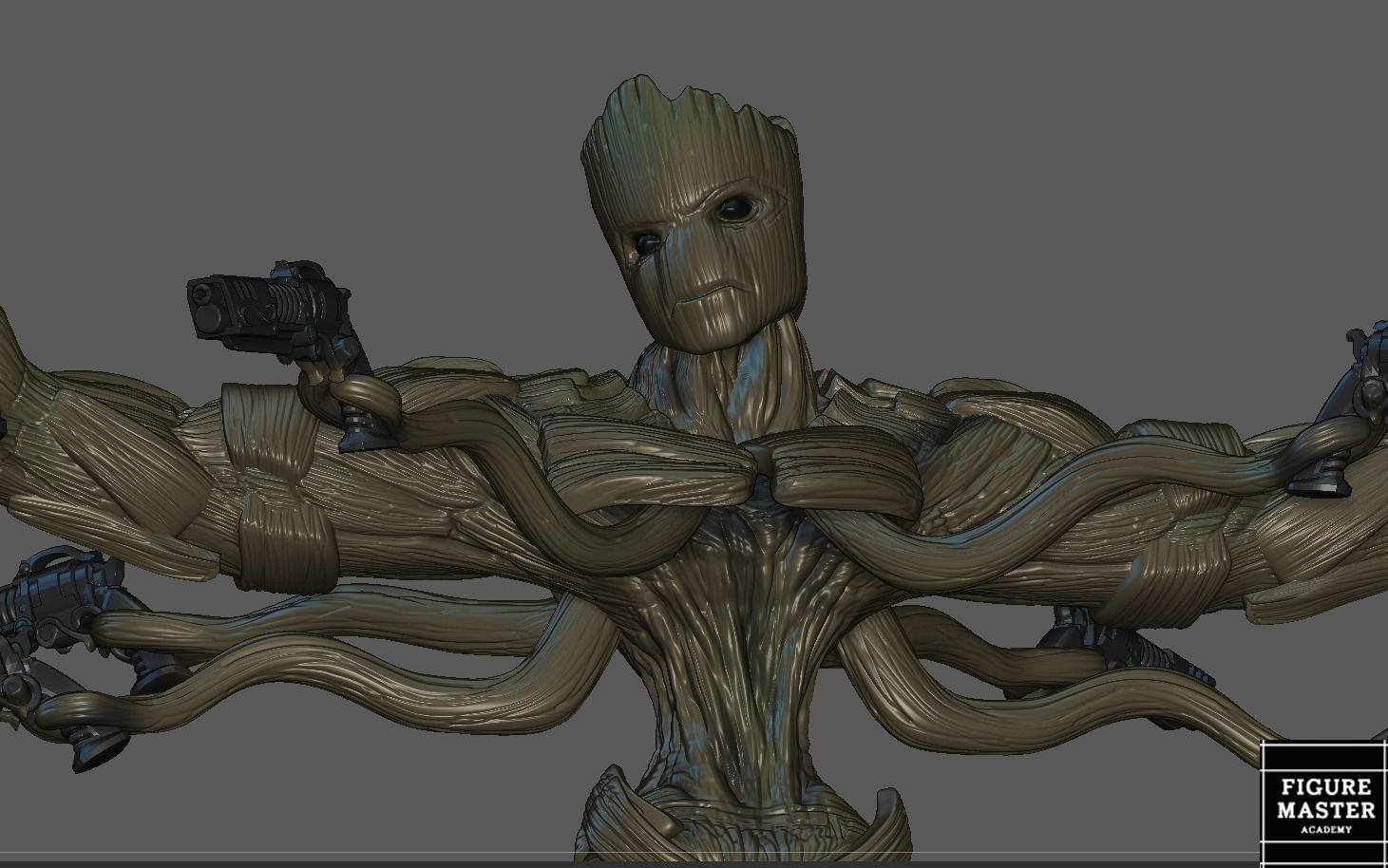 GROOT GUARDIANS OF THE GALAXY 3 MCU MARVEL 3D model 3D printable | CGTrader