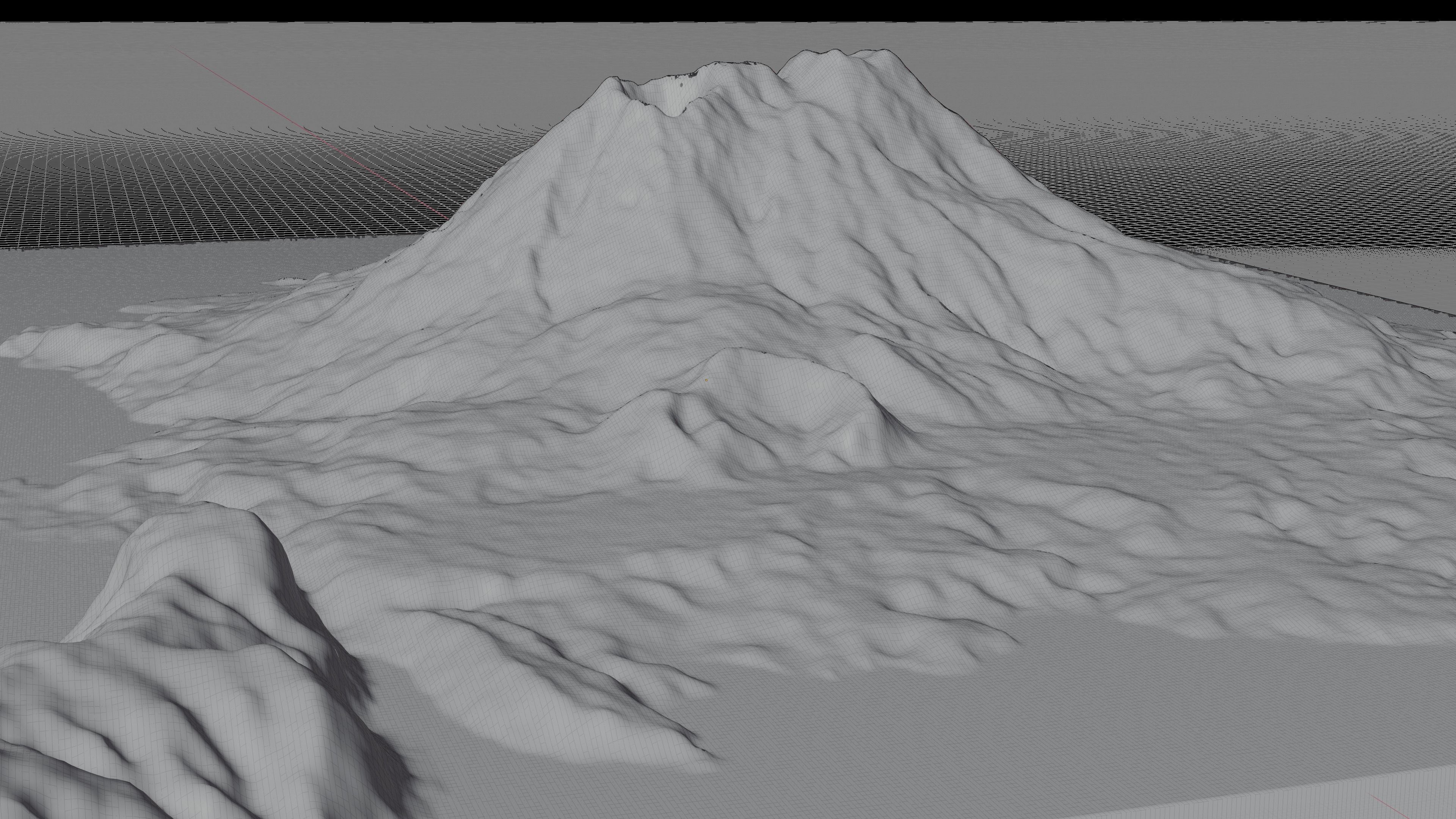 Sakurajima Stratovolcano 3d model terrain 3D model | CGTrader