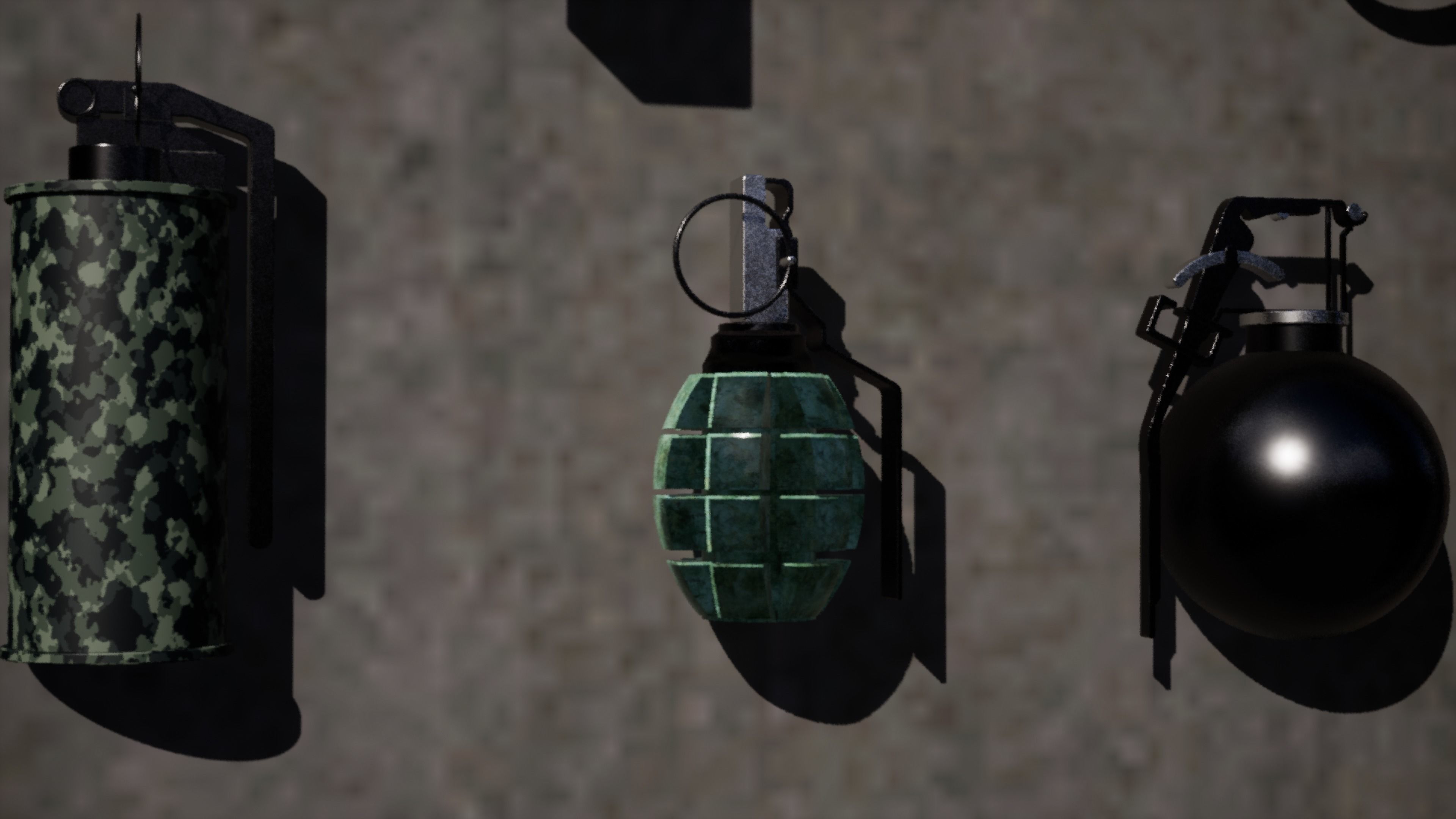 3D model military kit battle gadgets VR / AR / low-poly | CGTrader