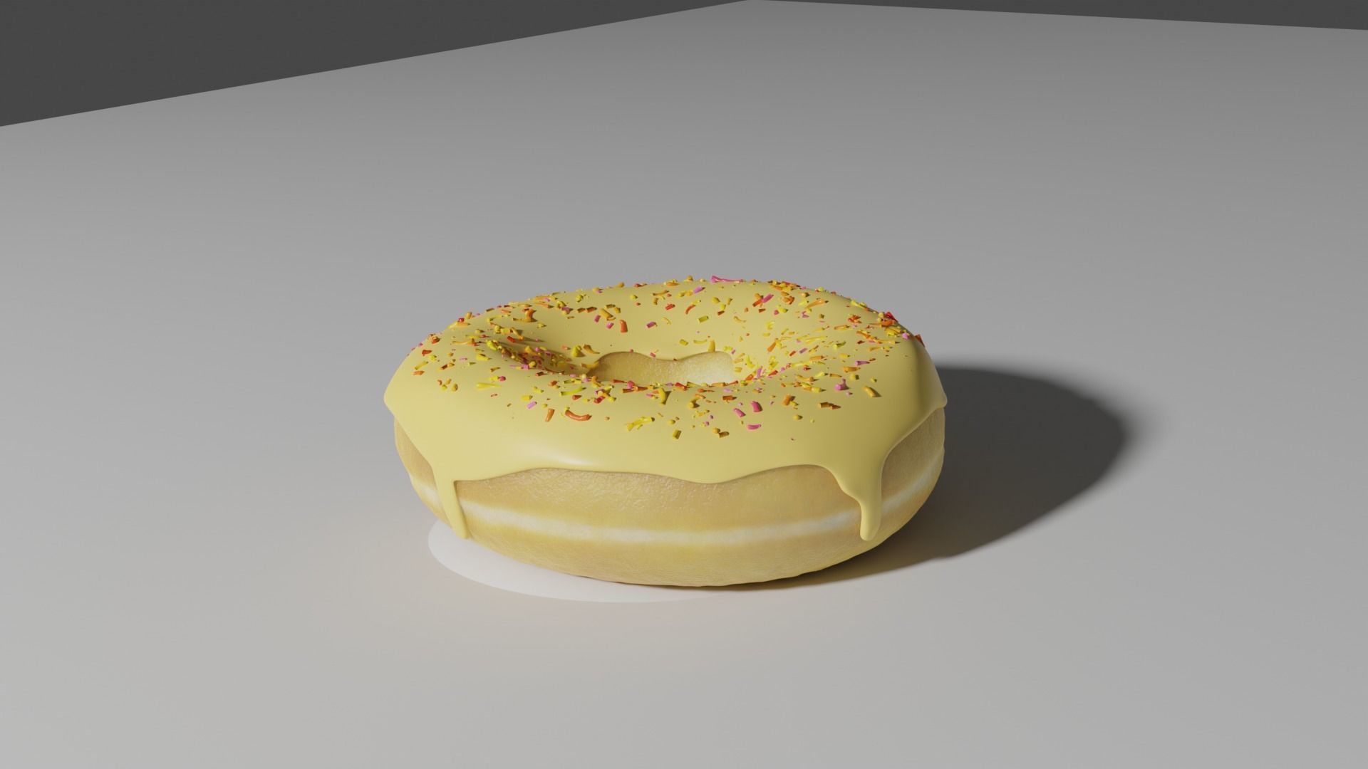 Donuts in a packaging box free 3D model | CGTrader