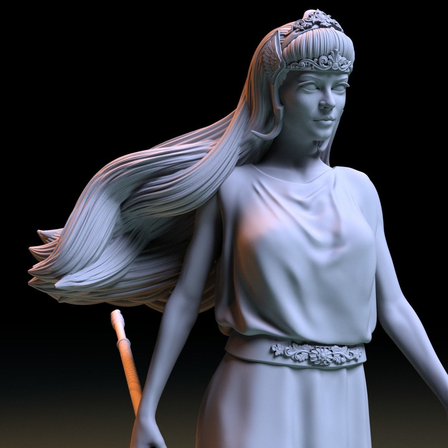ATHENA GODDESS 3D model 3D printable | CGTrader