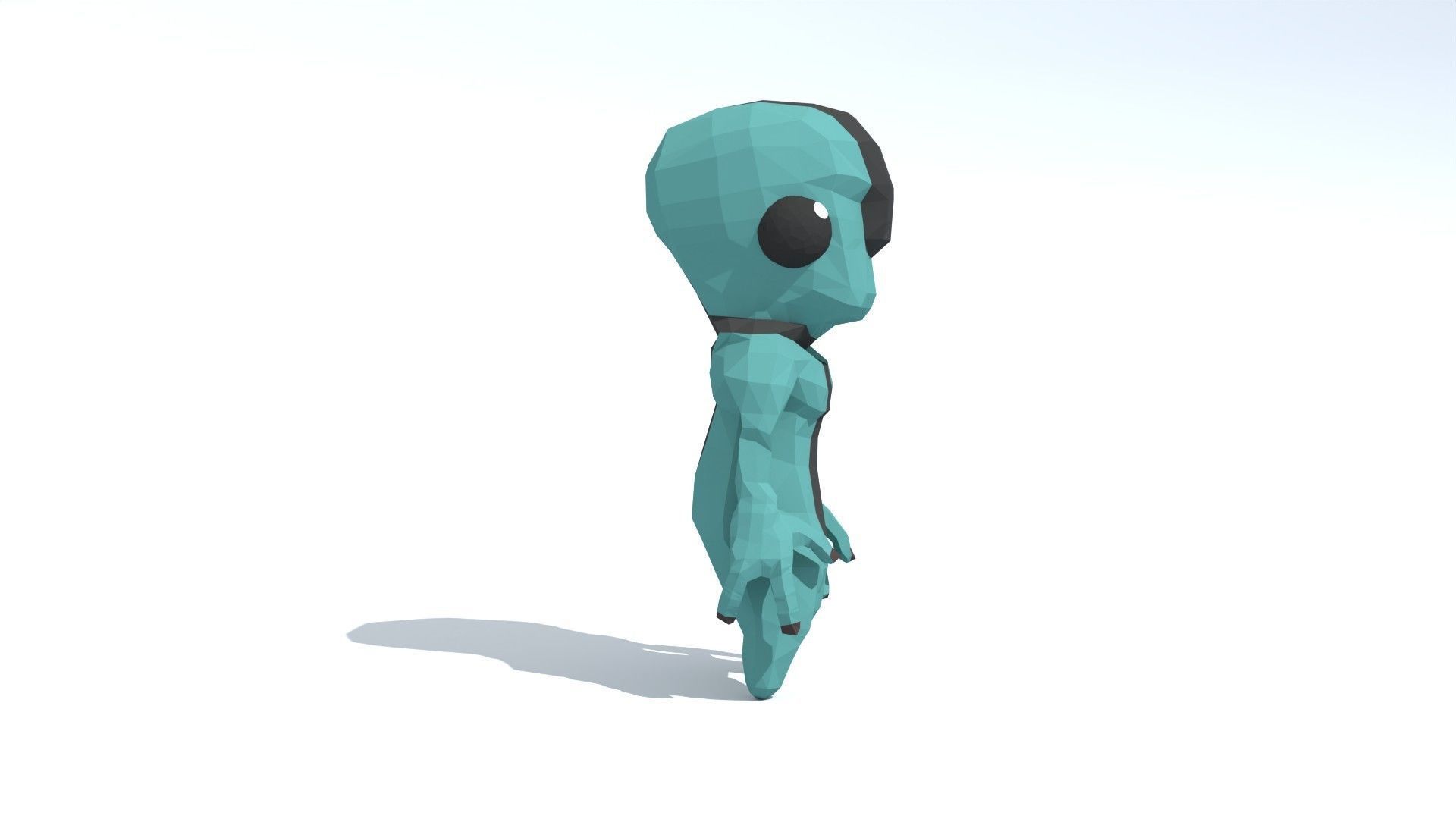 3D model Animated Alien VR / AR / low-poly | CGTrader