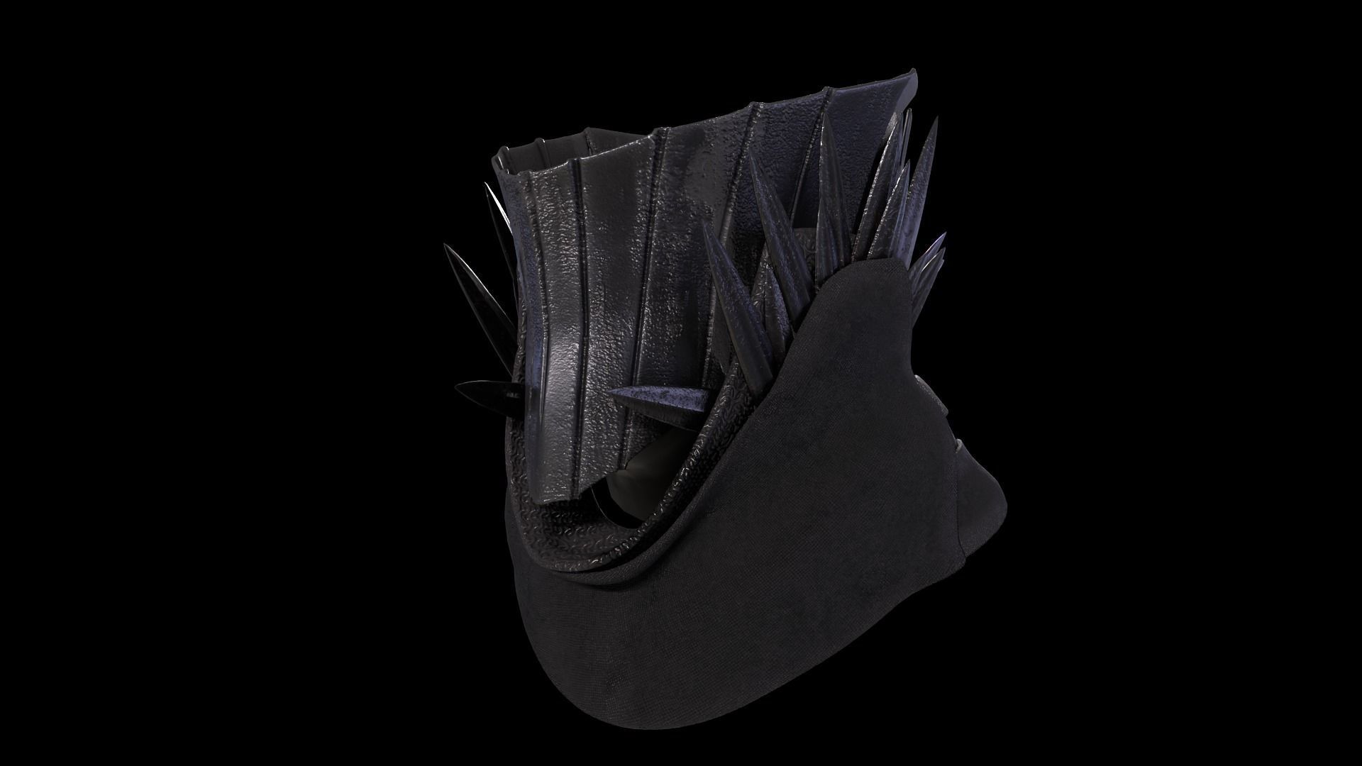3D model Medieval dark fantasy head armor VR / AR / low-poly | CGTrader
