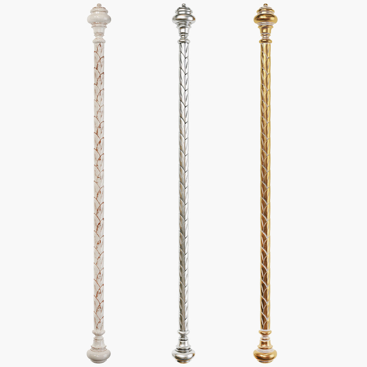 Classic pilaster 07 3D model | CGTrader