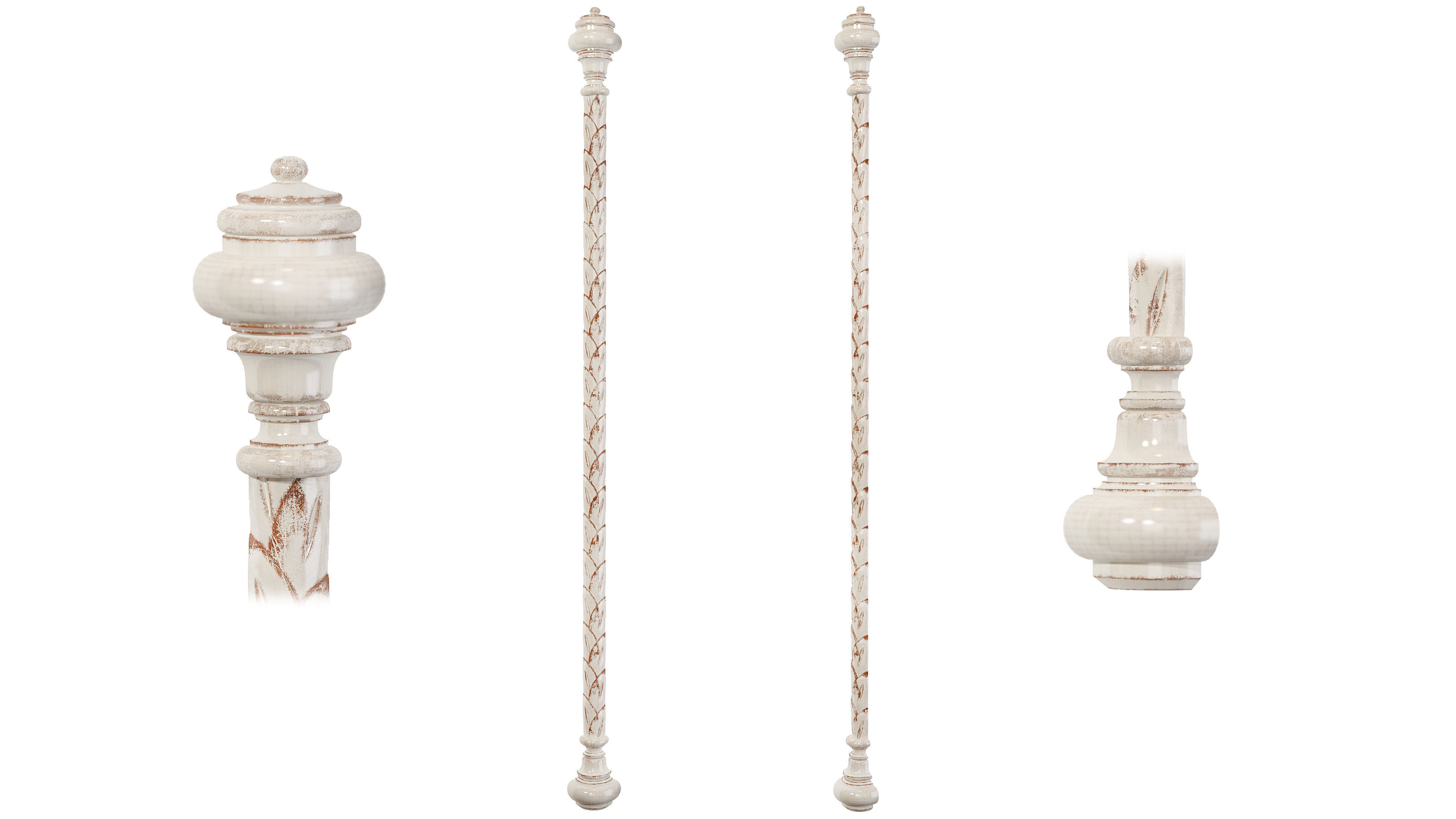 Classic pilaster 07 3D model | CGTrader