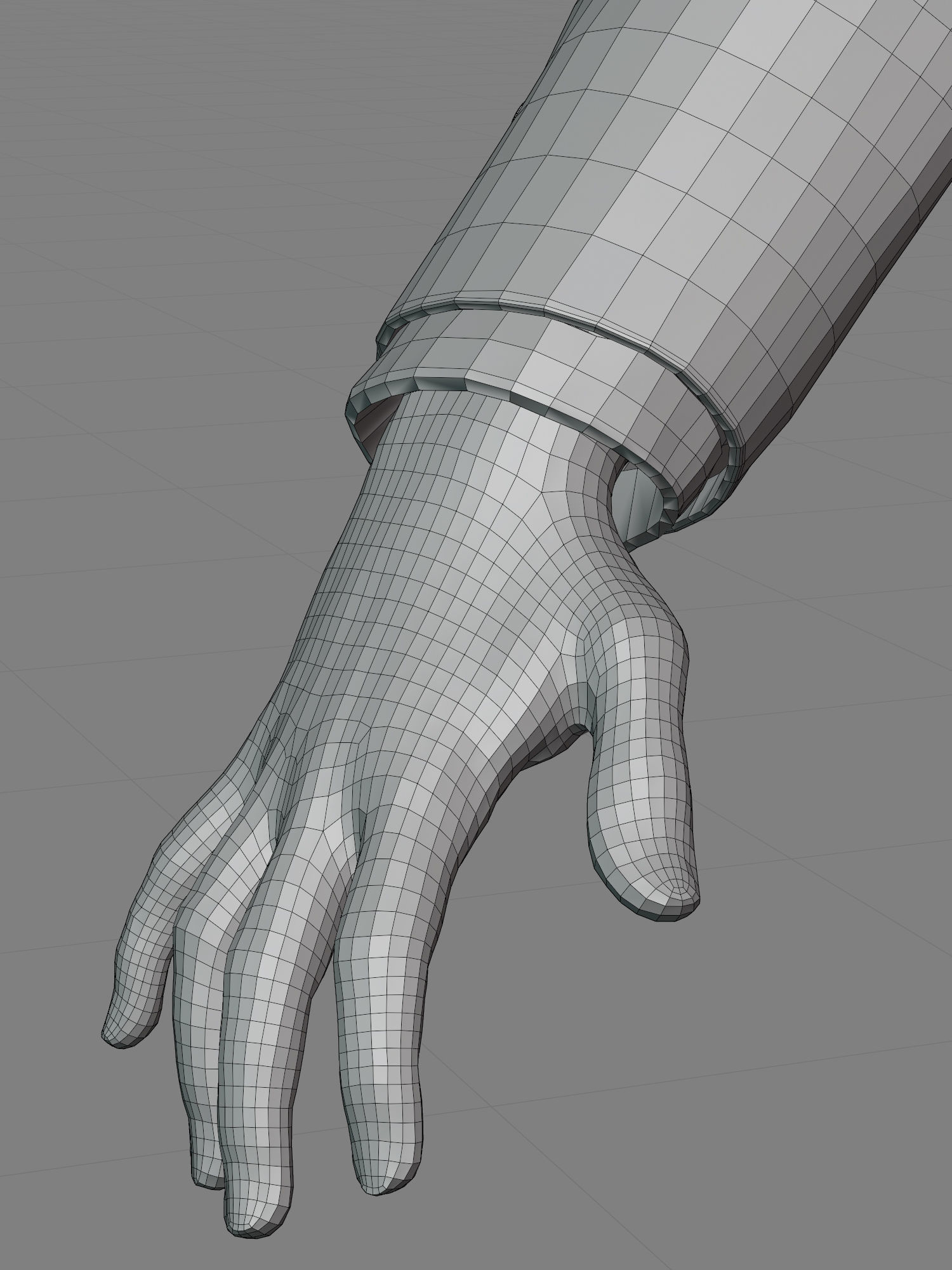 3D model Business Man with suit blender and 3ds max VR / AR / low-poly ...