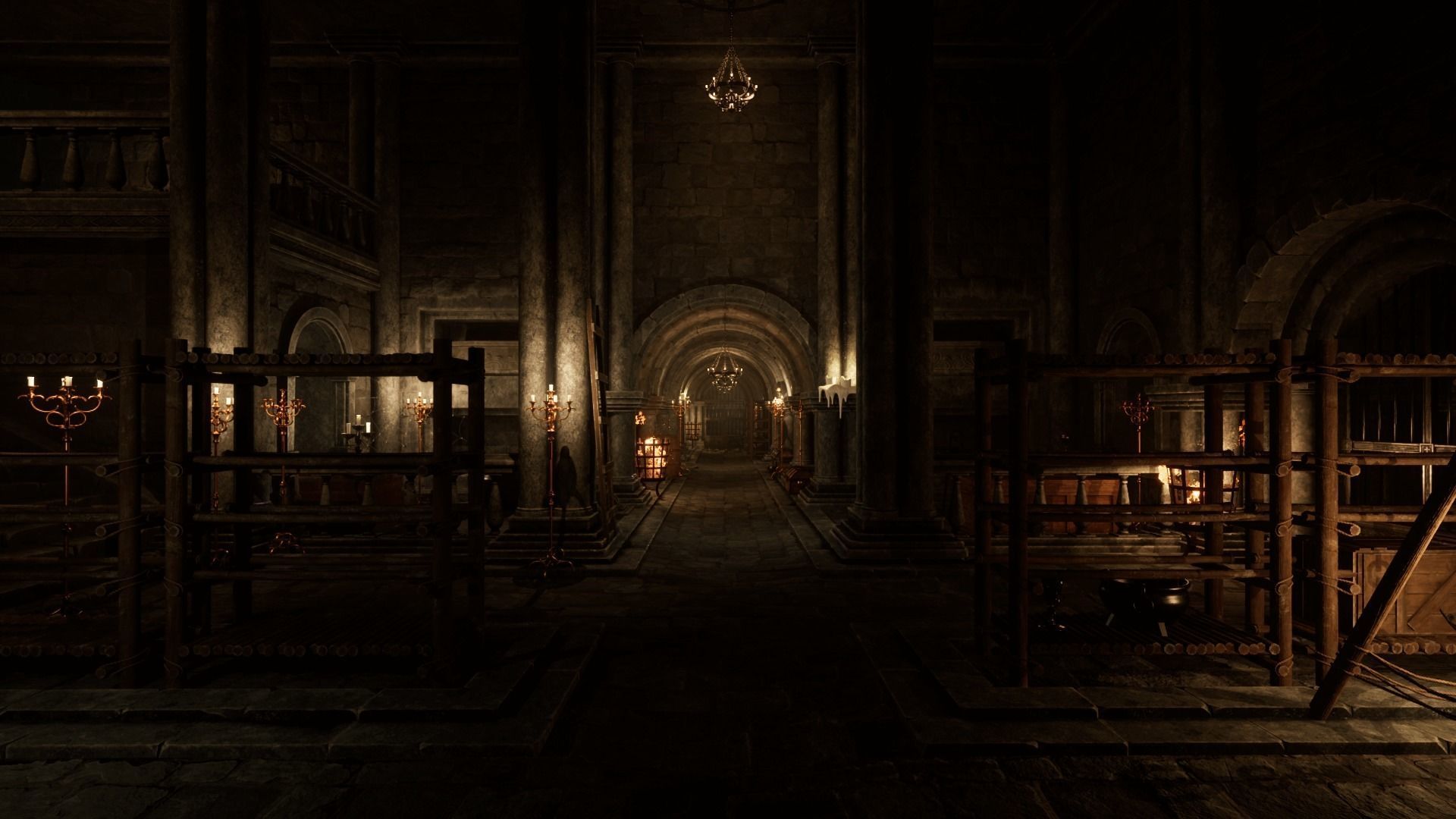 3D model Modular Dungeon Collection Kitbash Assets and Props VR / AR ...