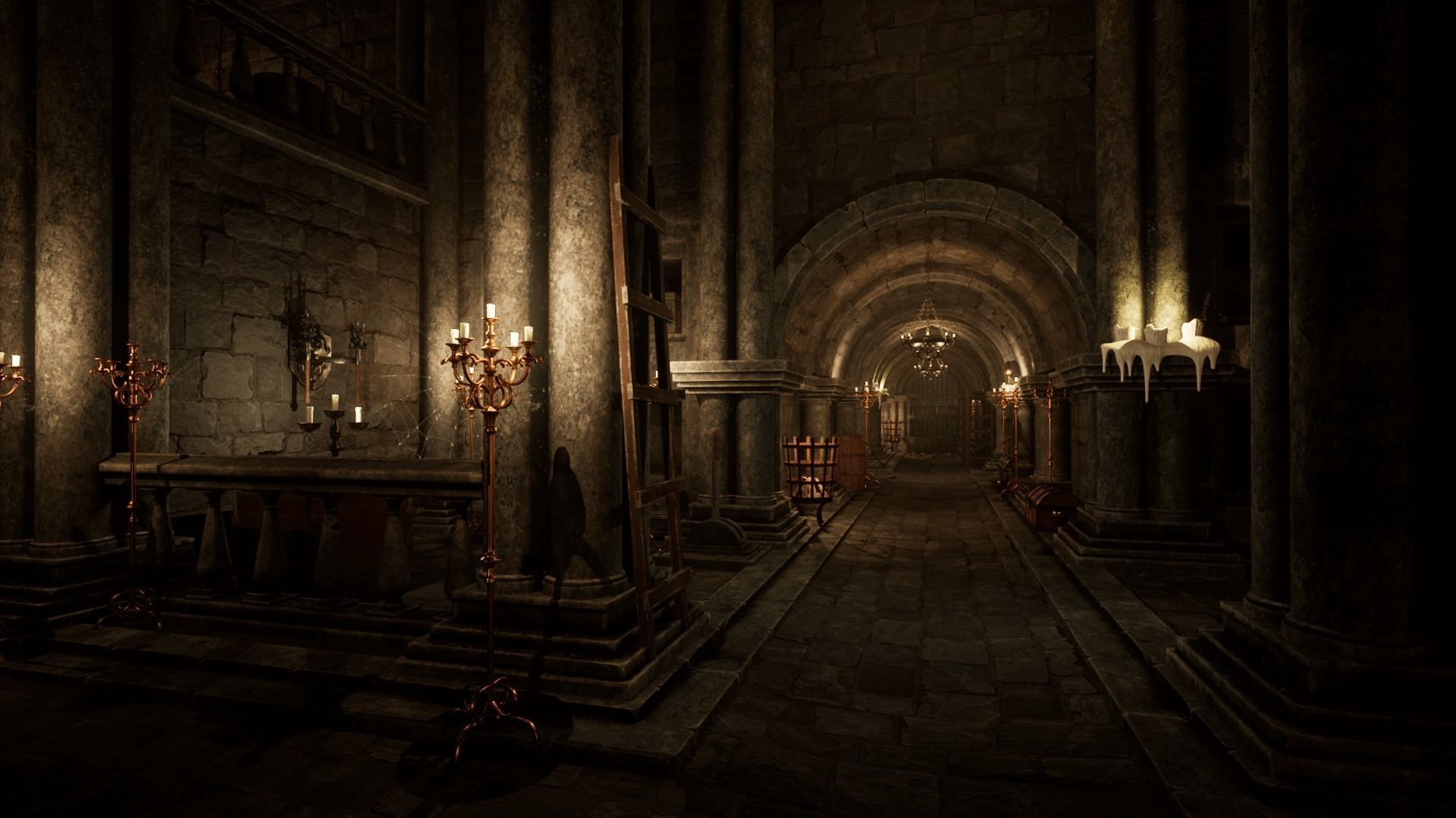 3D model Modular Dungeon Collection Kitbash Assets and Props VR / AR ...