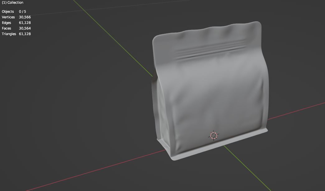 3D model Paper Food Packaging - PBR Game-Ready 3D model VR / AR / low ...