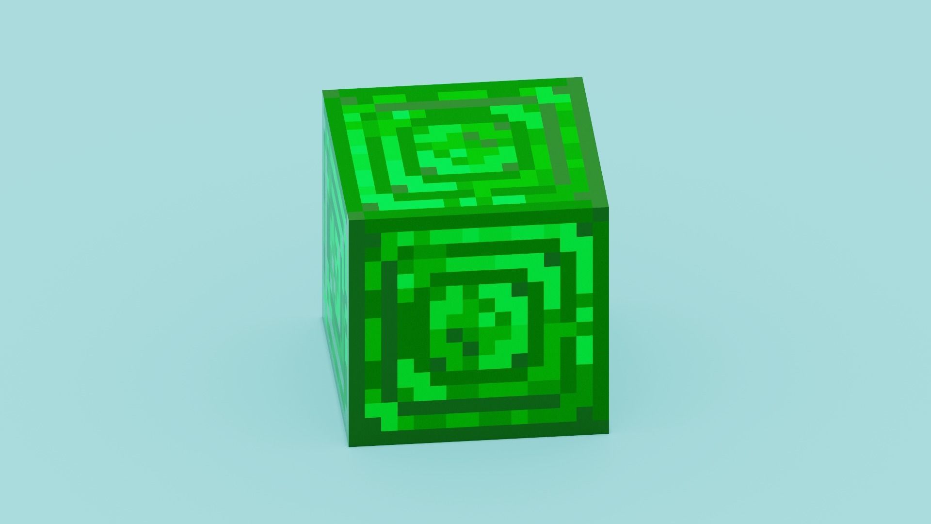 3D model Minecraft Emerald Block VR / AR / low-poly | CGTrader