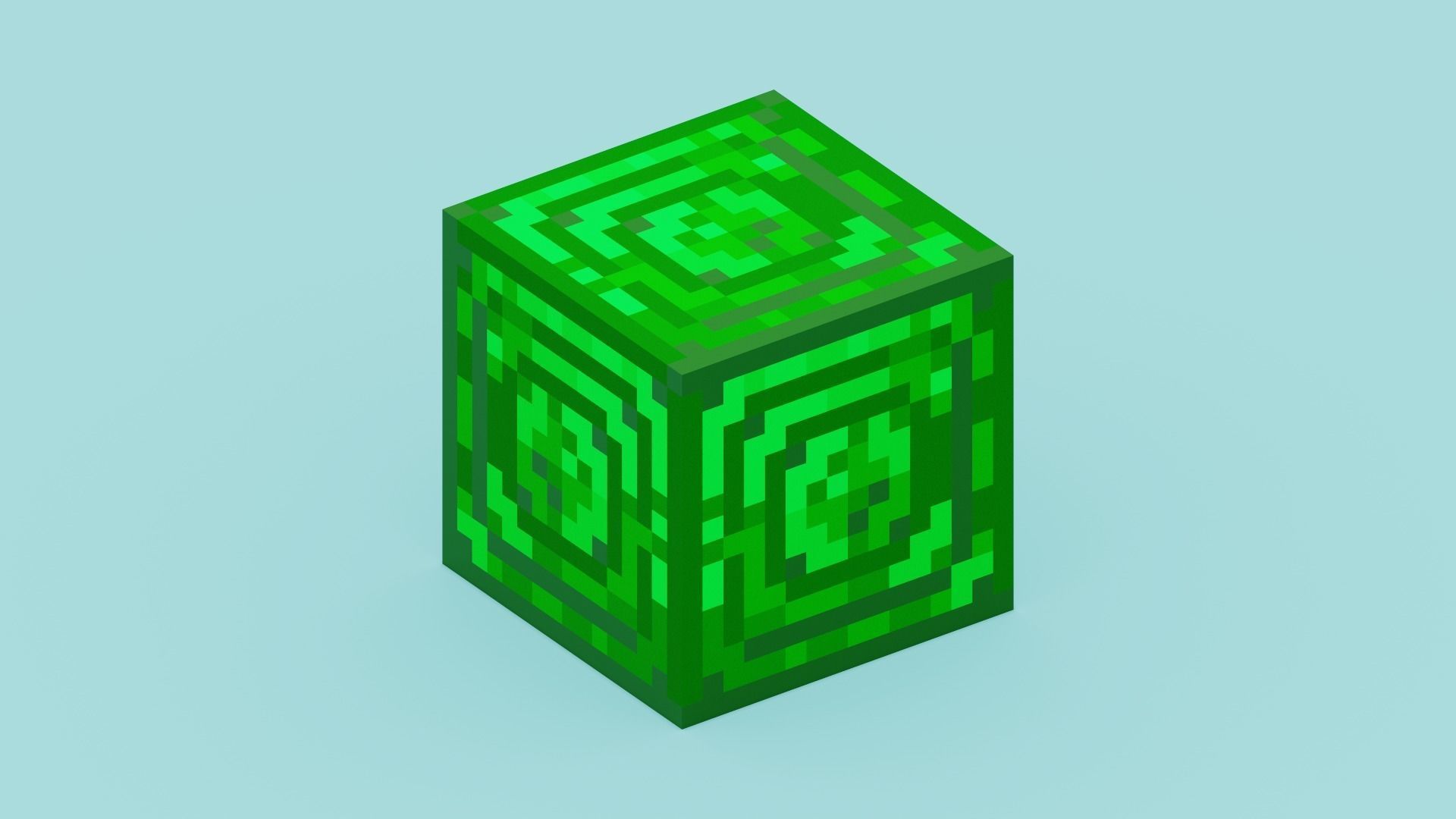 3D model Minecraft Emerald Block VR / AR / low-poly | CGTrader