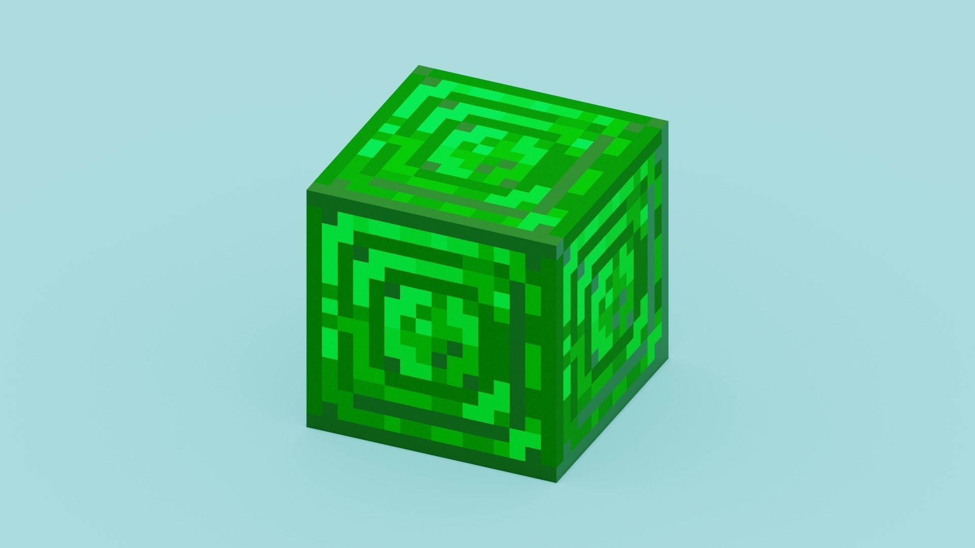 3D model Minecraft Emerald Block VR / AR / low-poly | CGTrader