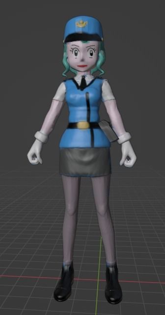 officer jenny kalos 3D model 3D printable | CGTrader