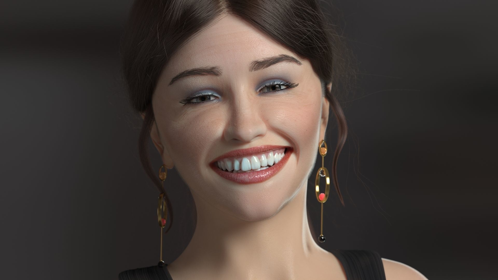 Emilia - photo realistic female model 3D model rigged | CGTrader