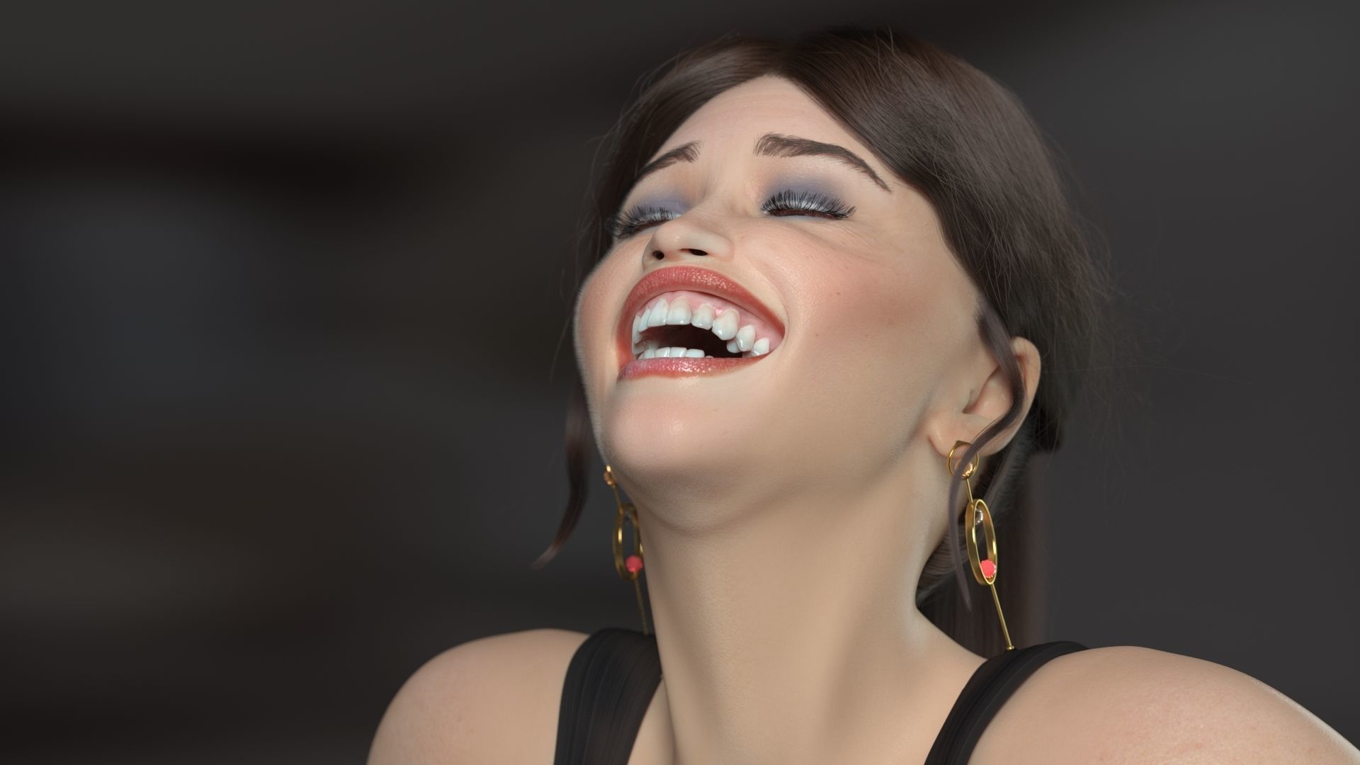 Emilia - photo realistic female model 3D model rigged | CGTrader