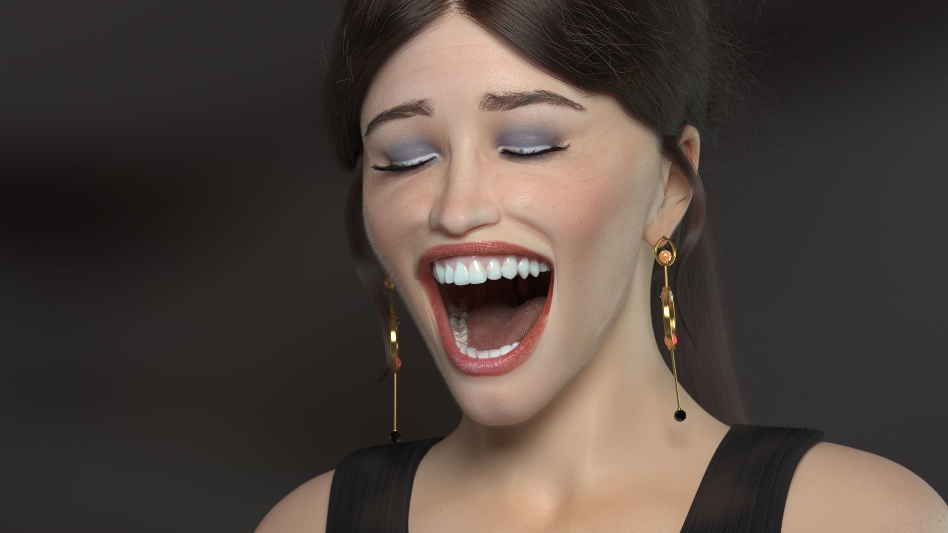 Emilia - photo realistic female model 3D model rigged | CGTrader