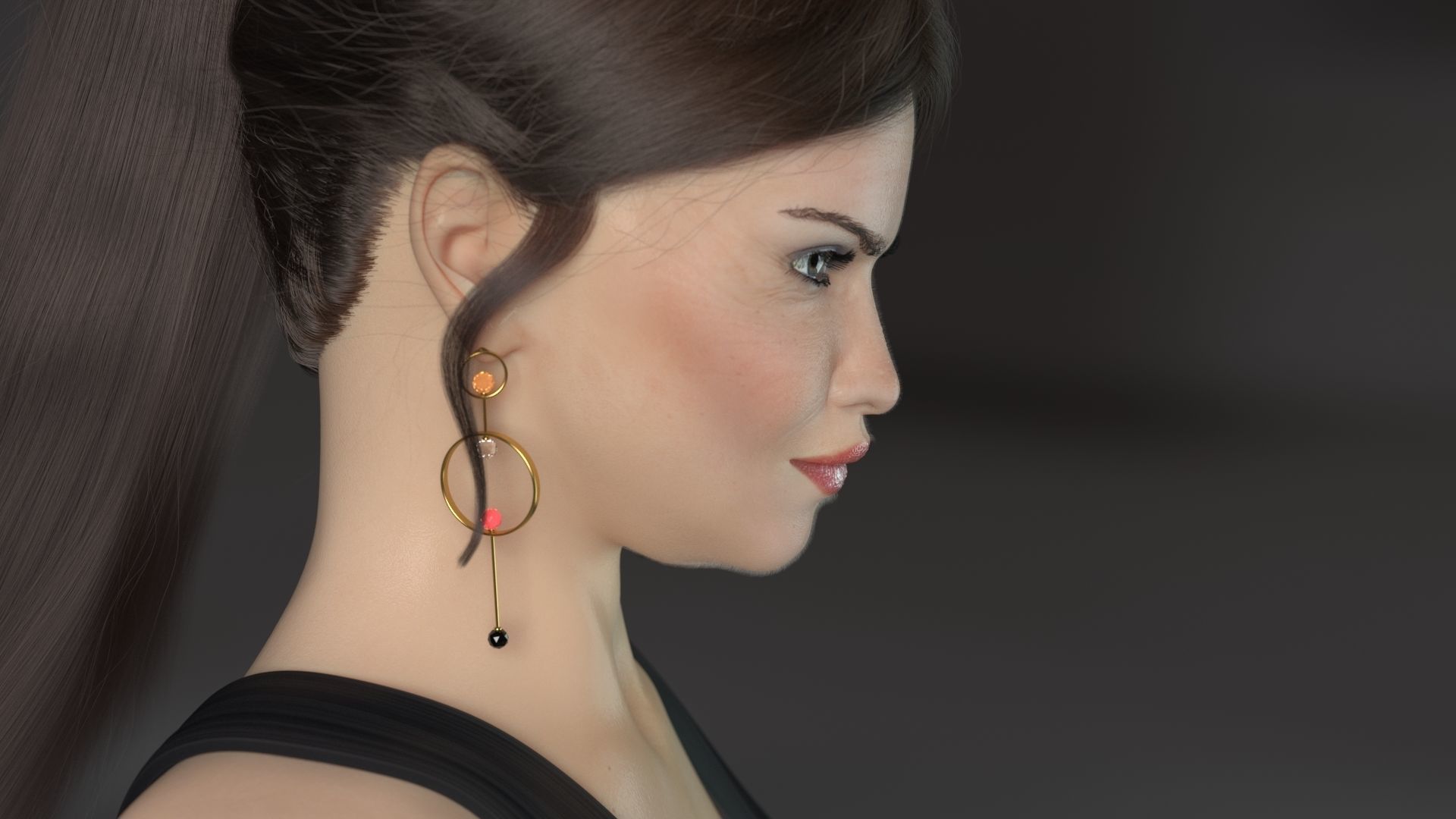 Emilia - photo realistic female model 3D model rigged | CGTrader