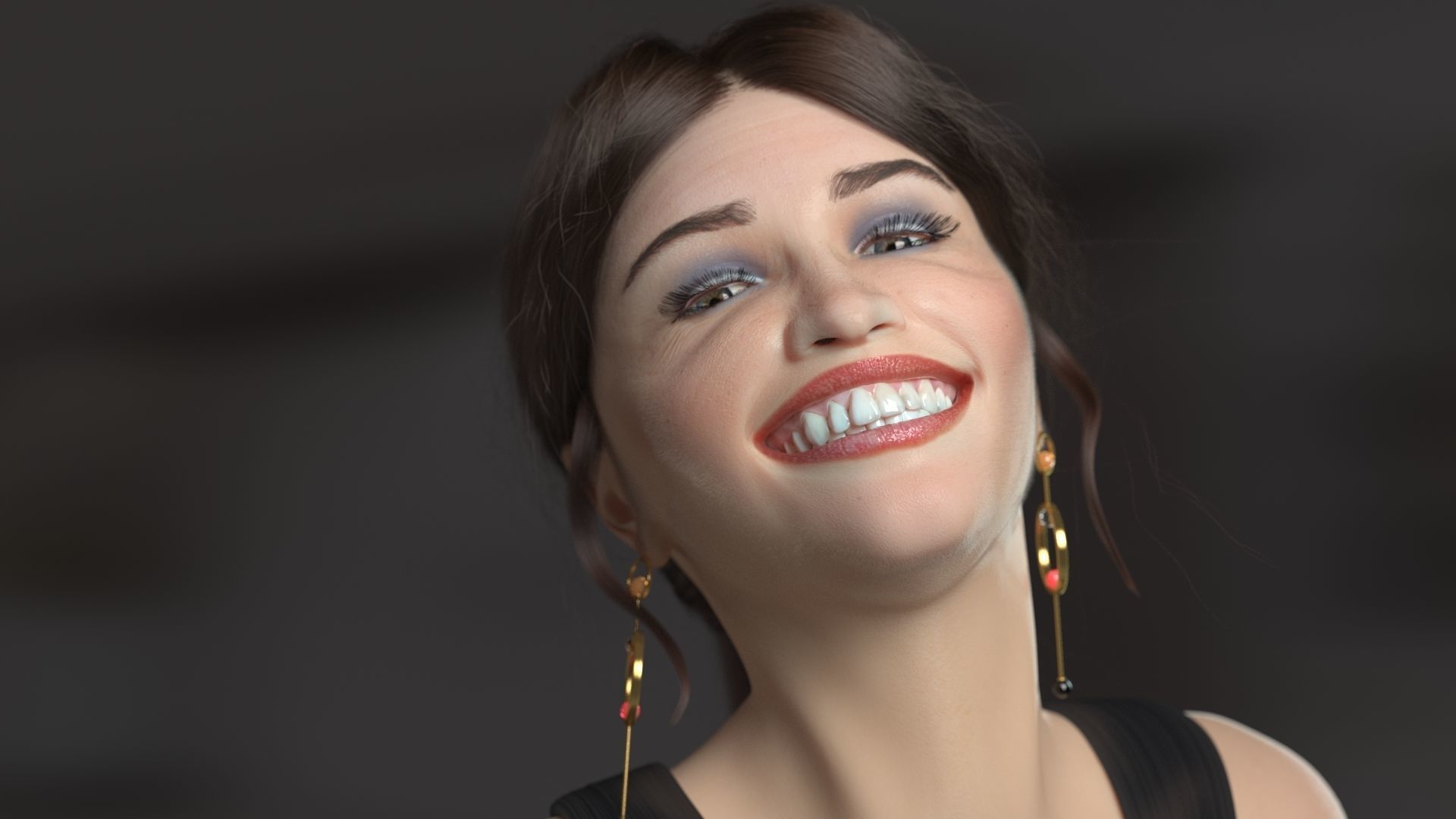 Emilia - photo realistic female model 3D model rigged | CGTrader