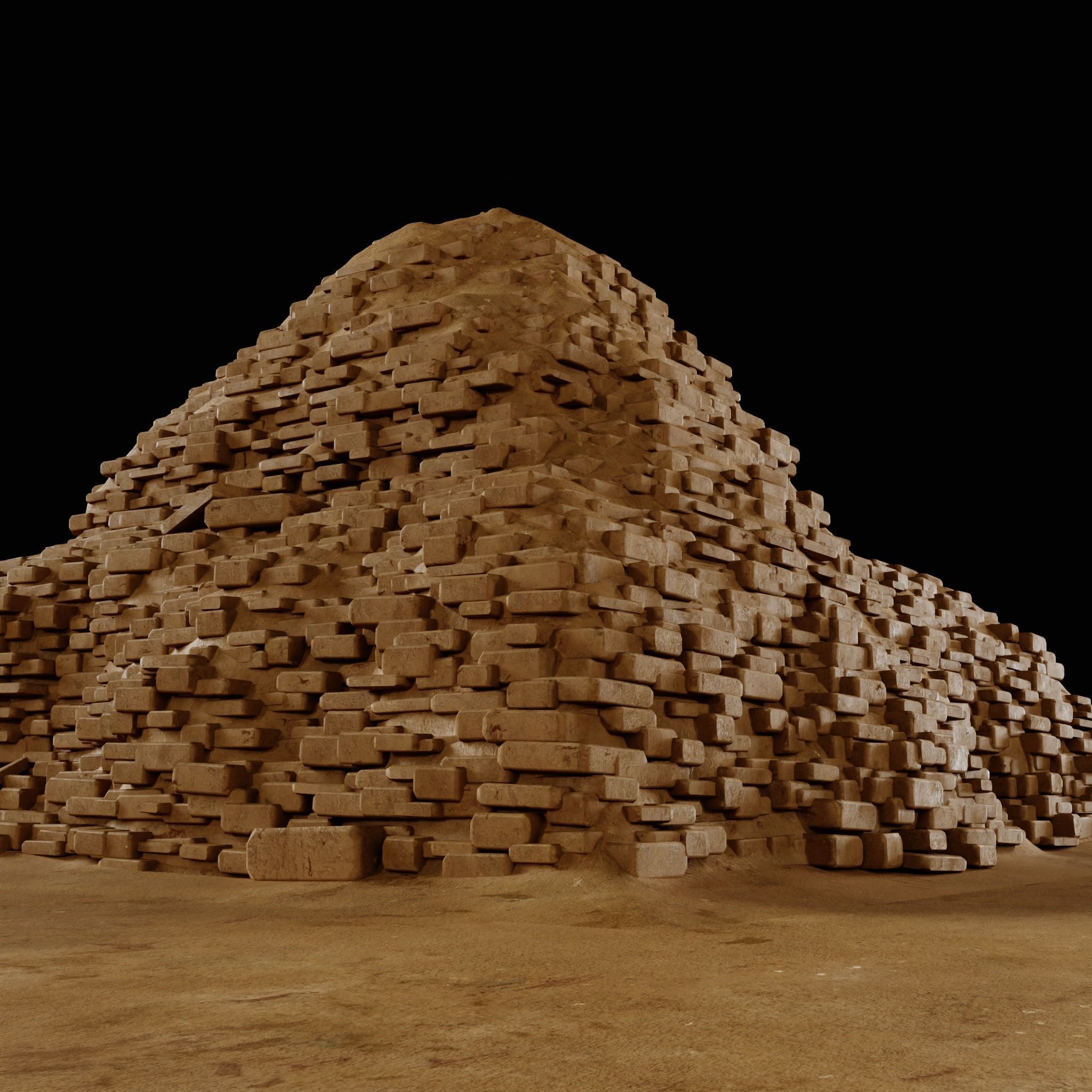 3D model EGYPTIAN PYRAMID ANCIENT EGYPT TEMPLE TOMB COLLECTION VR / AR ...