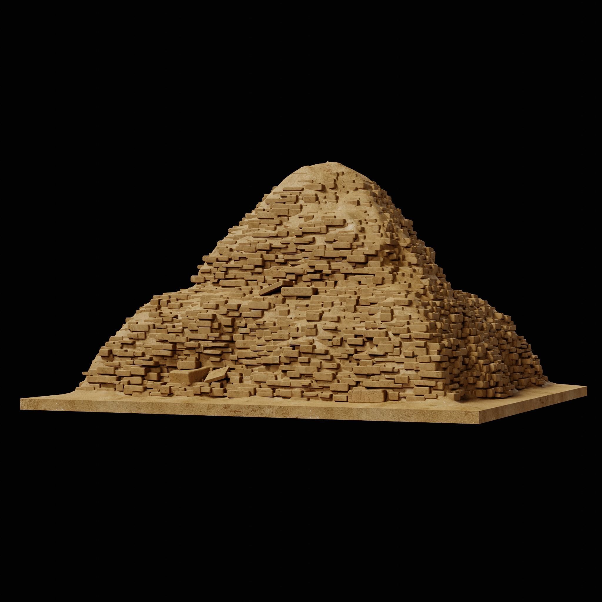 3D model EGYPTIAN PYRAMID ANCIENT EGYPT TEMPLE TOMB COLLECTION VR / AR ...