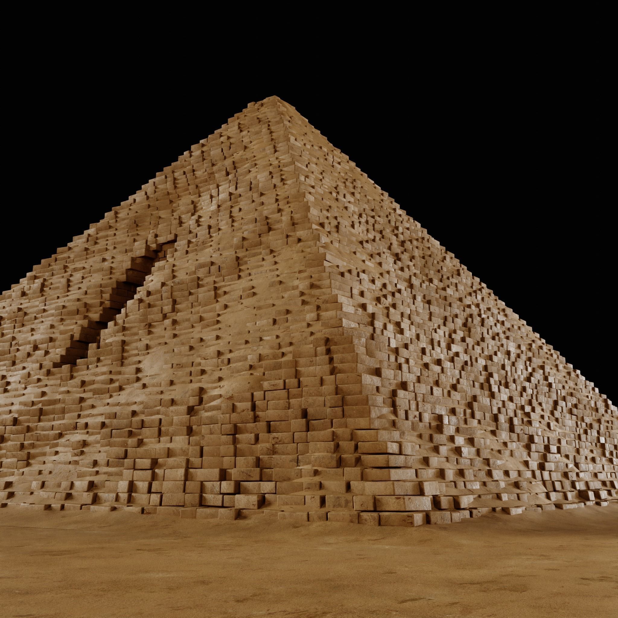 3D model EGYPTIAN PYRAMID ANCIENT EGYPT TEMPLE TOMB COLLECTION VR / AR ...