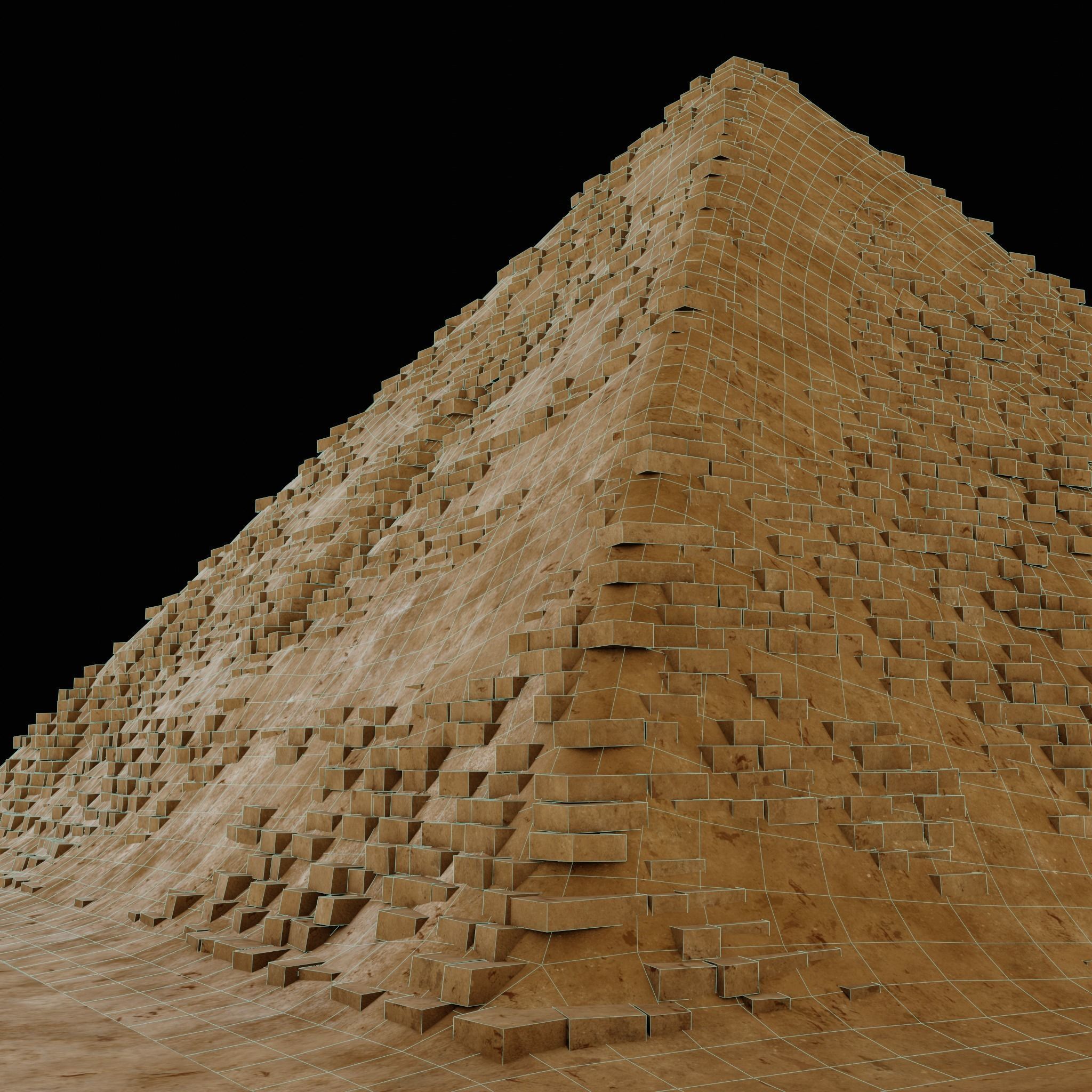 3D model EGYPTIAN PYRAMID ANCIENT EGYPT TEMPLE TOMB COLLECTION VR / AR ...