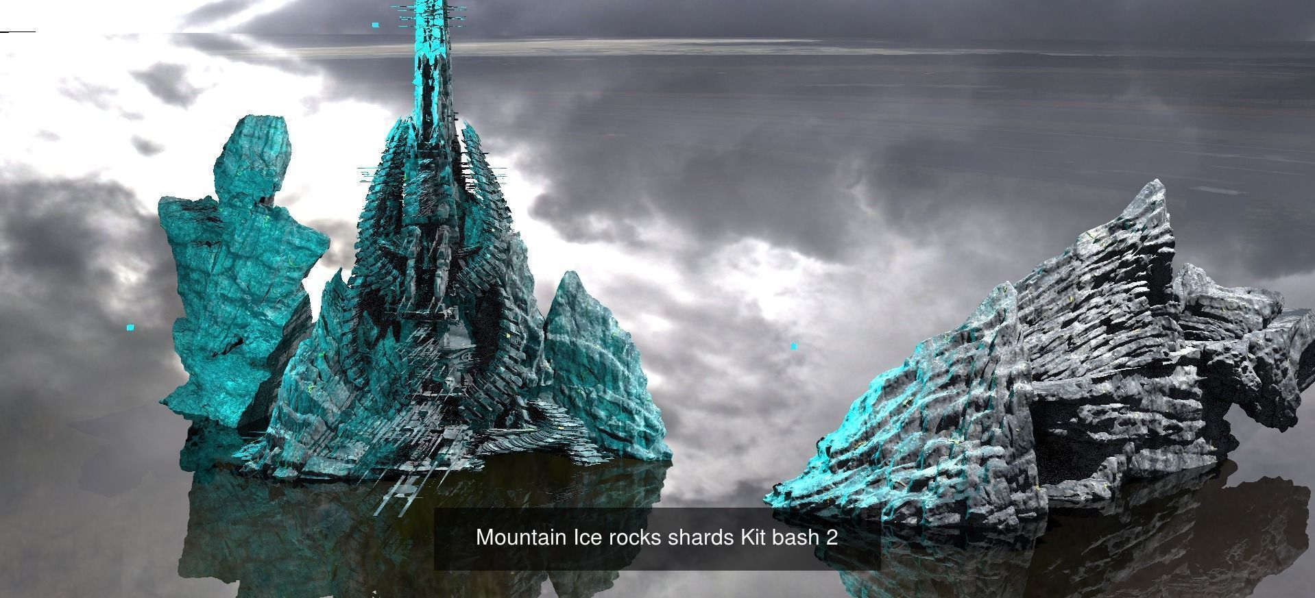 Ice Planet monoliths Collection 1 | CGTrader