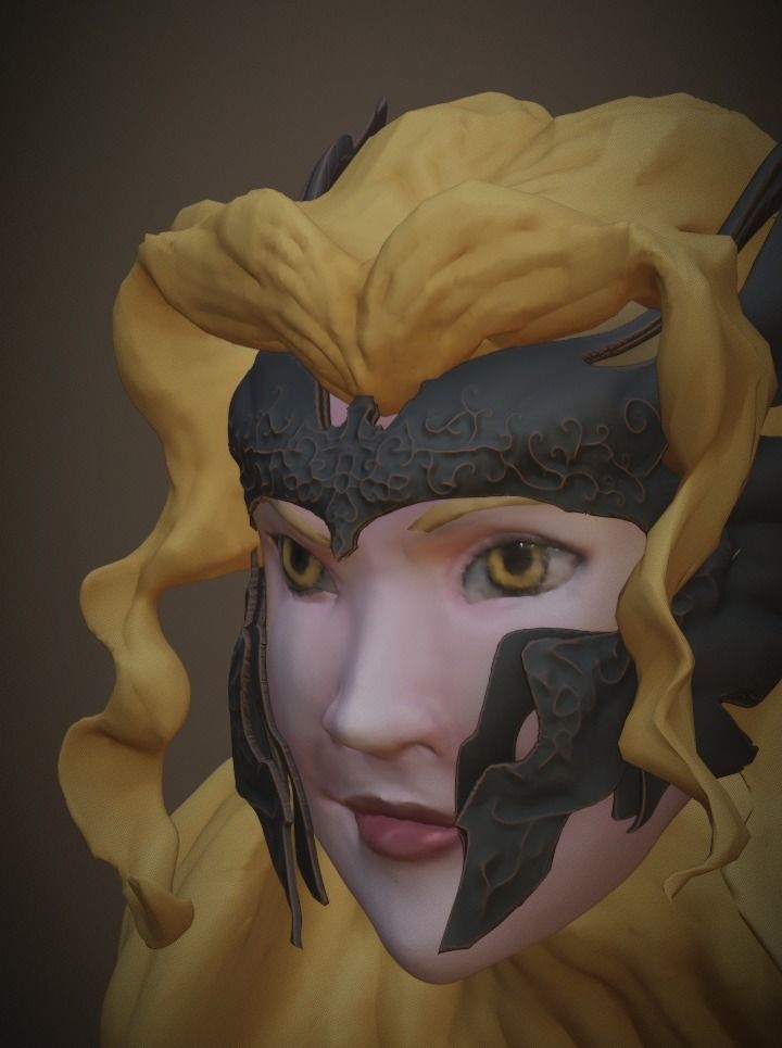 Head Preya Animation 3D model rigged | CGTrader