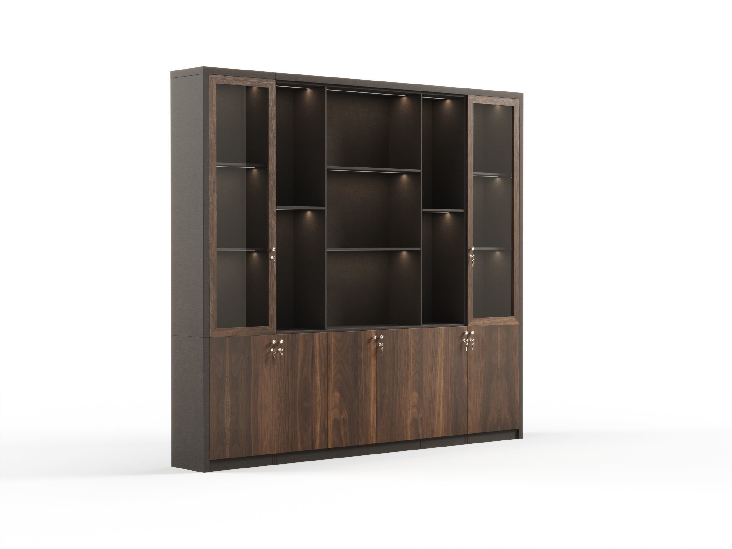 Modern Office High Cabinet File For Director Free 3d Model Cgtrader