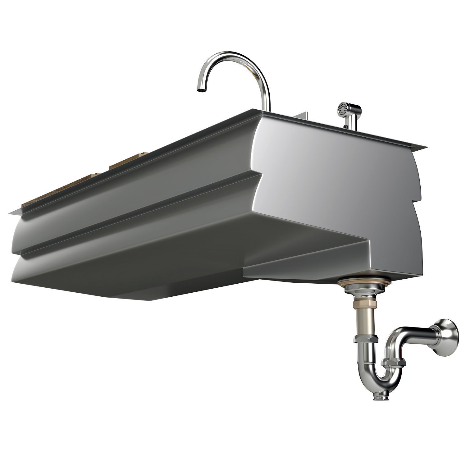 Kallista Multiere Kitchen Sink Set 3D model | CGTrader