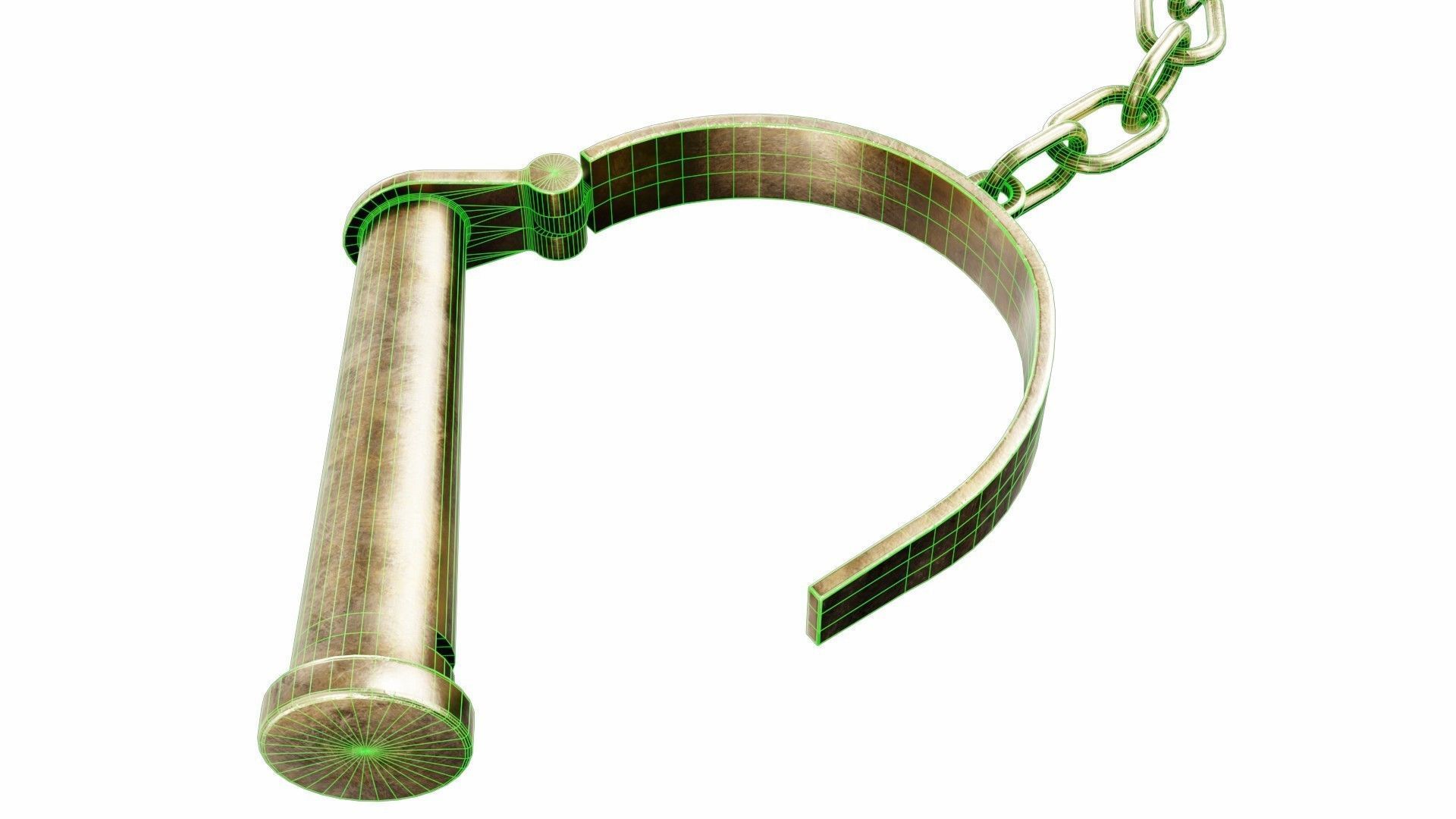 Bronze shackles 3D model | CGTrader