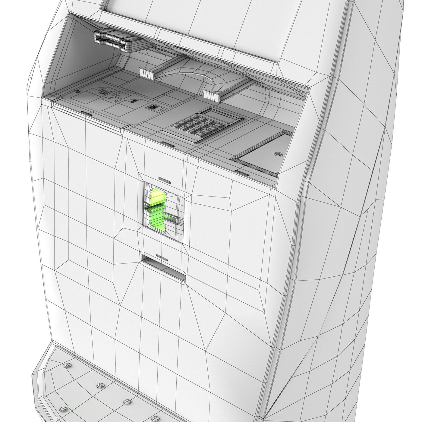 KLM self-service kiosk 3D model | CGTrader